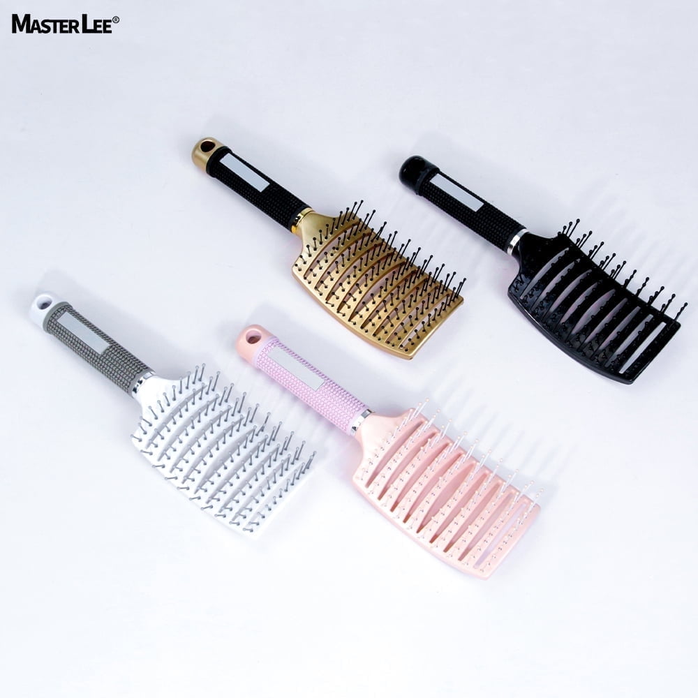 IMY-1pc, Nylon Curved Vented Professional Massage Styling Paddle ...