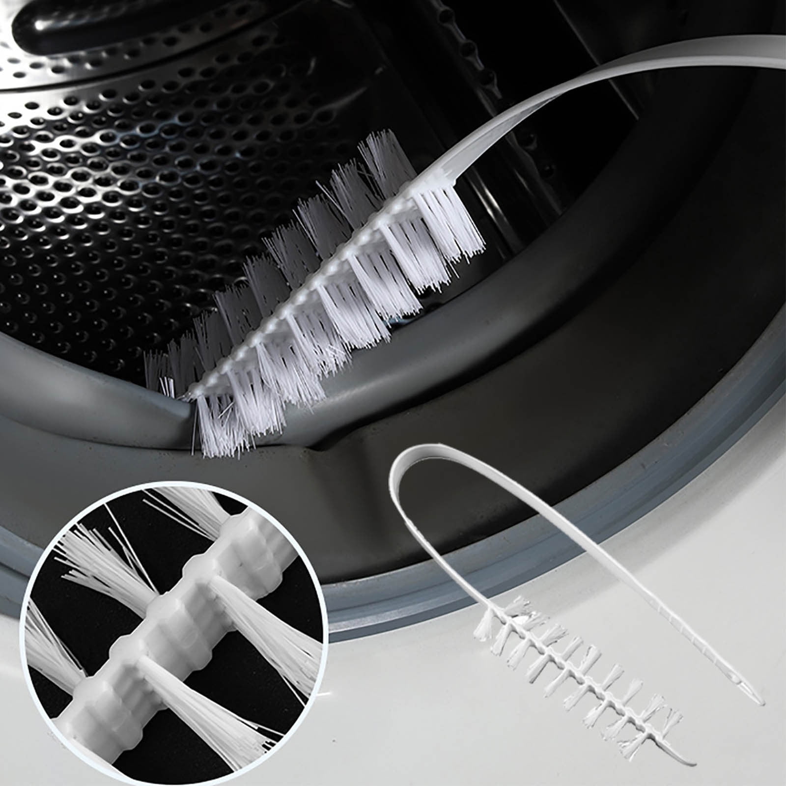 IMossad 2PC Washing Machine Cleaning Brush Set with 60cm Bendable ...