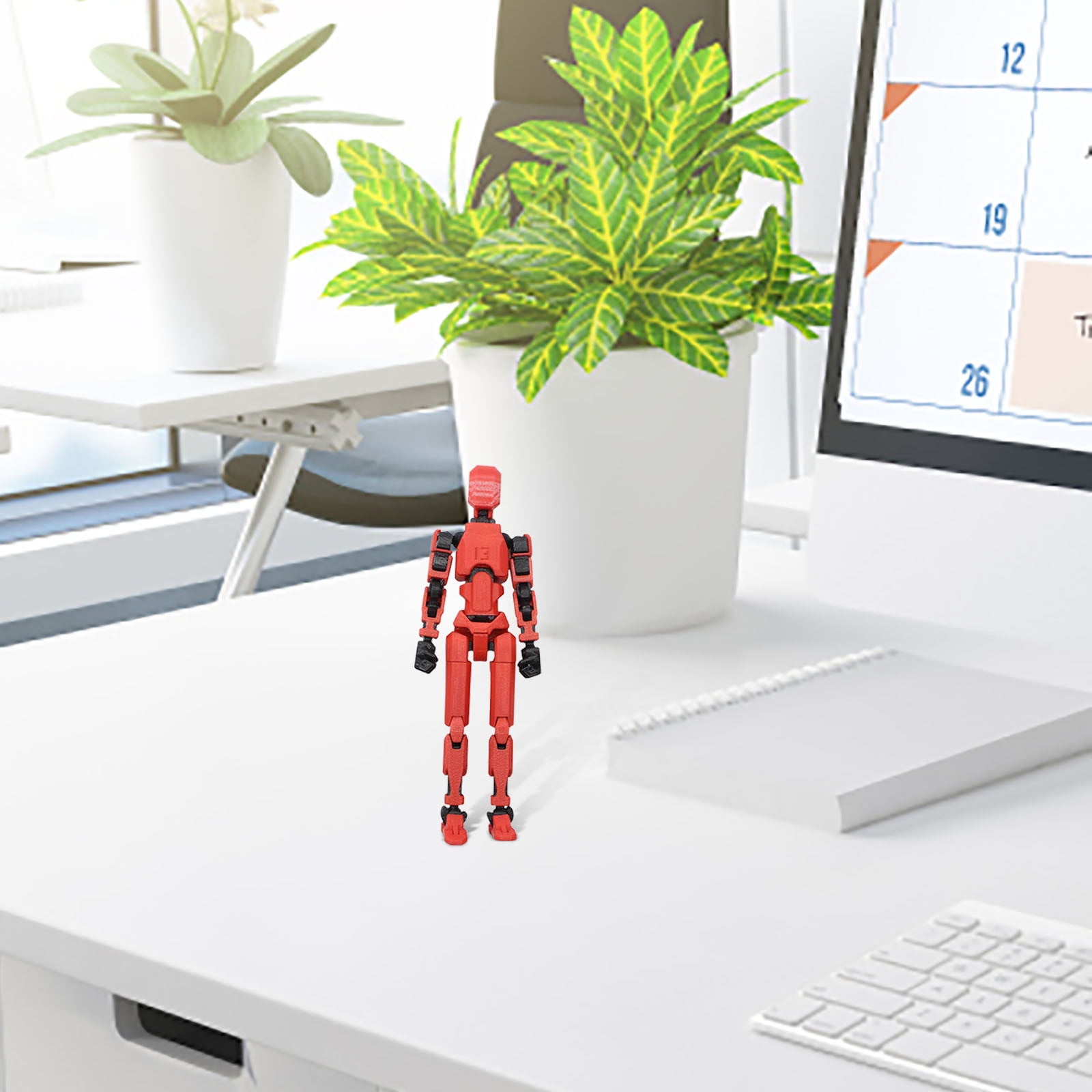 IMossad 3D Printed Human Body Model Toy, Multi-Joint Movable Robot, PVC ...