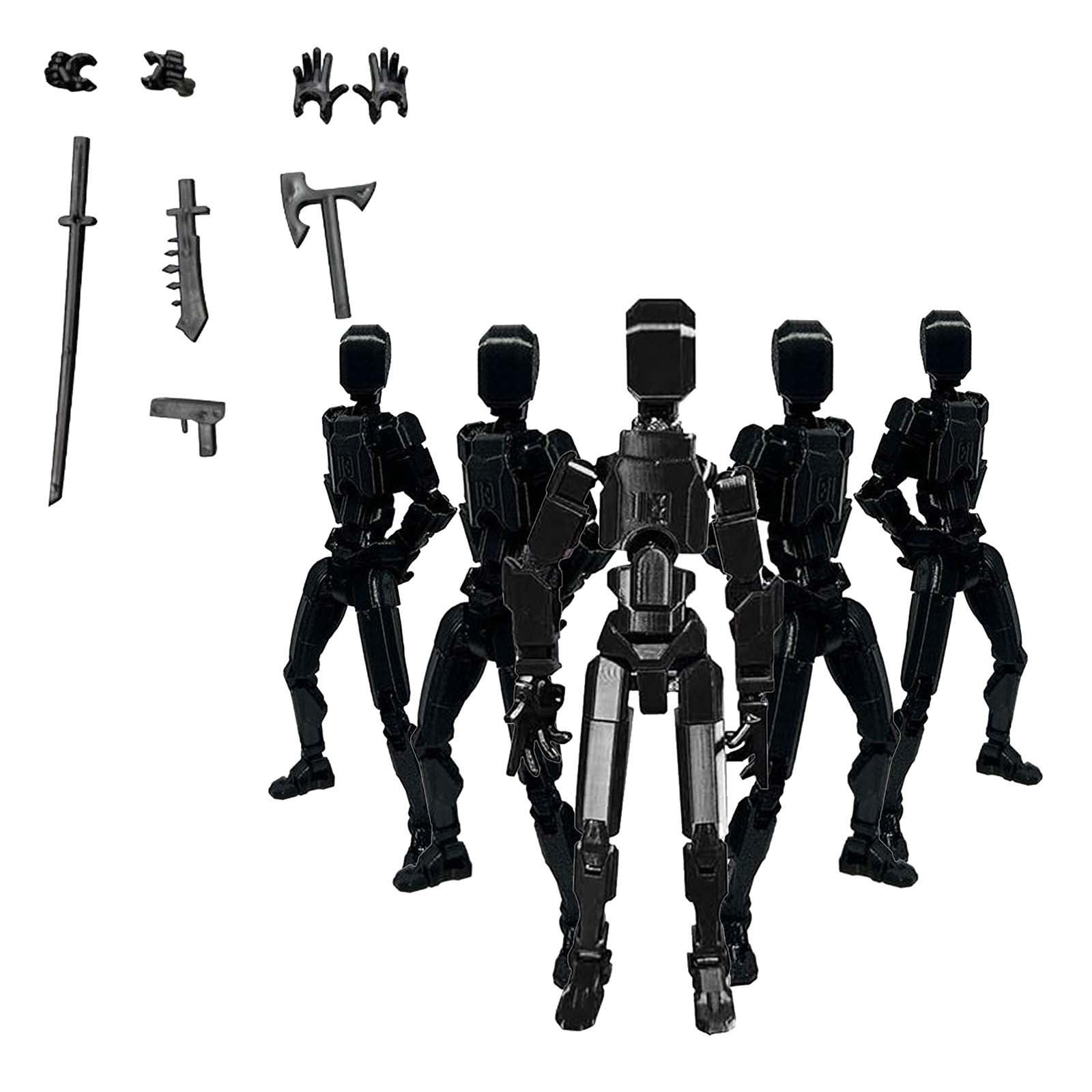 IMossad 3D Printed Titans Action Figure, Multi-Articulated Collectible ...
