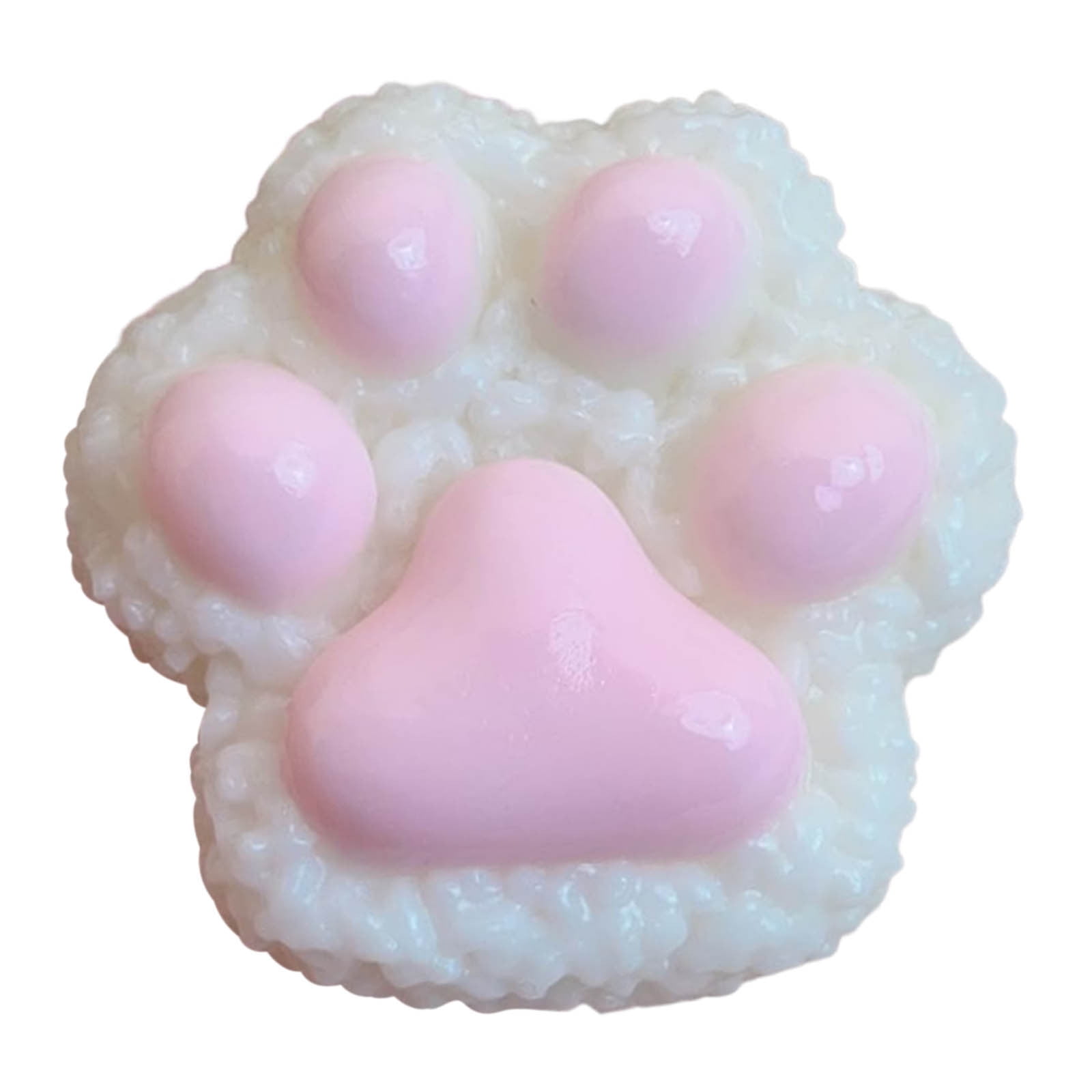 IMossad Cat Paw Squishy Toy Cute Furry Squeeze Toy Stress Relieving ...