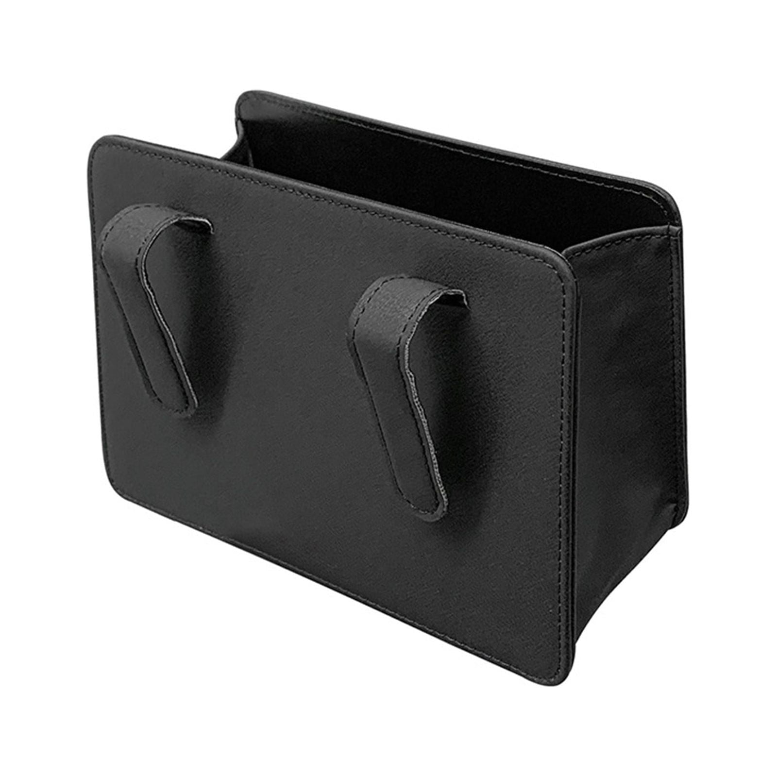 IMossad Leather Car Seat Storage Organizer - Car Pocket Handbag, Purse ...