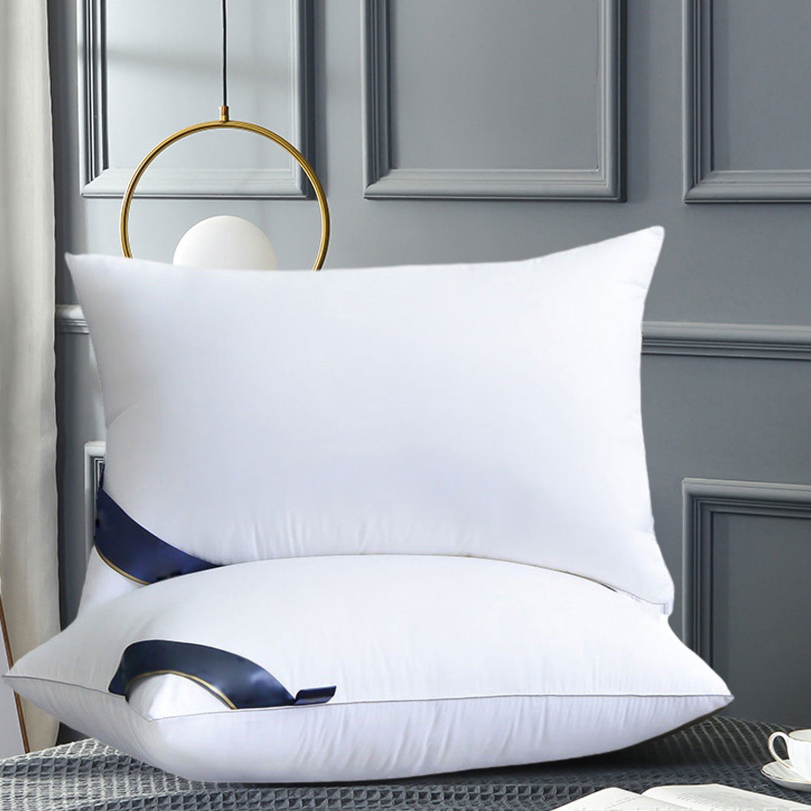 IMossad Feather Velvet Hotel-grade Pillow Core, Soft And Supportive ...