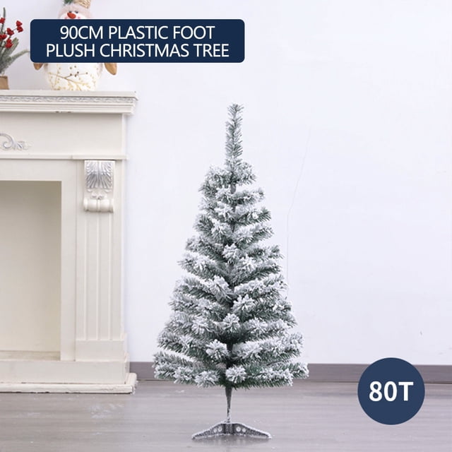 IMossad Flocked Christmas Tree - 6ft Artificial Snow Tree for Holiday ...