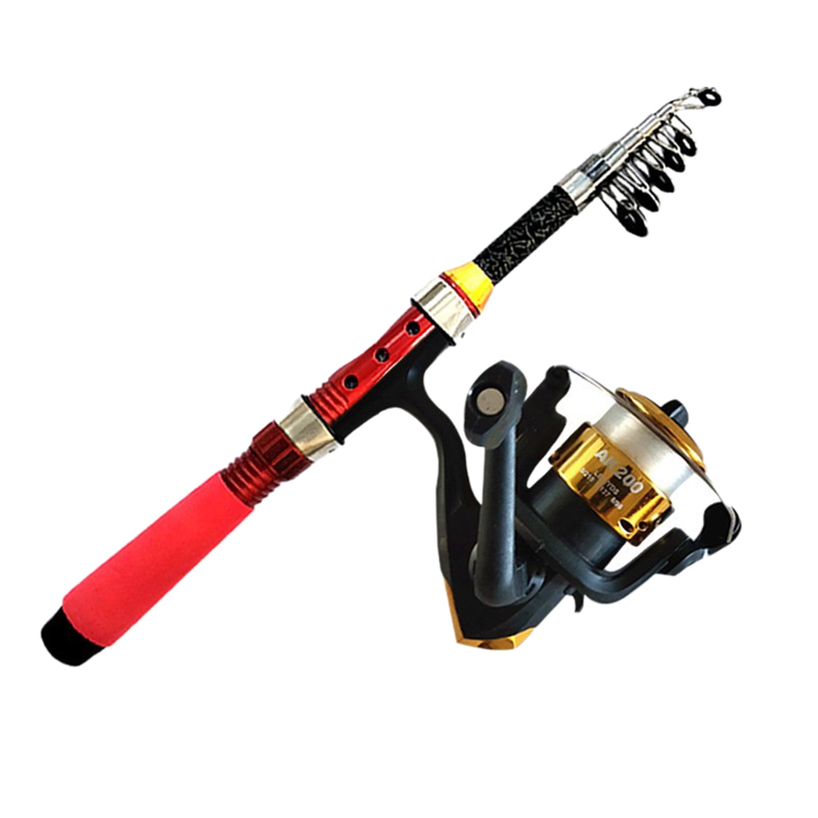 IMossad Mini Telescopic Fishing Rod Set - Ultra-Compact Sea Rod with ...