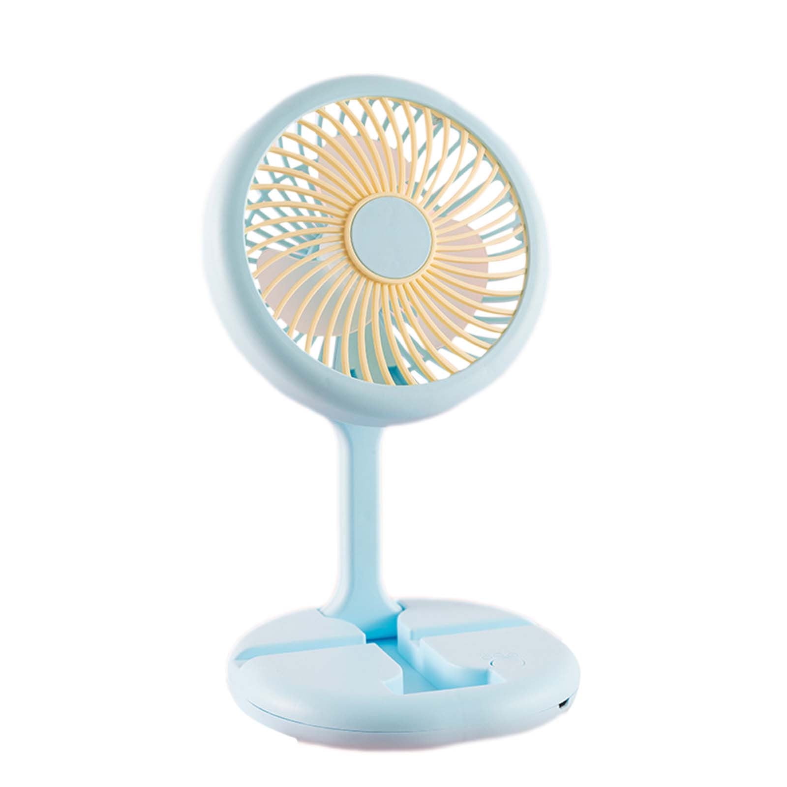 IMossad Portable USB Rechargeable Handheld Fan with Cell Phone Stand ...