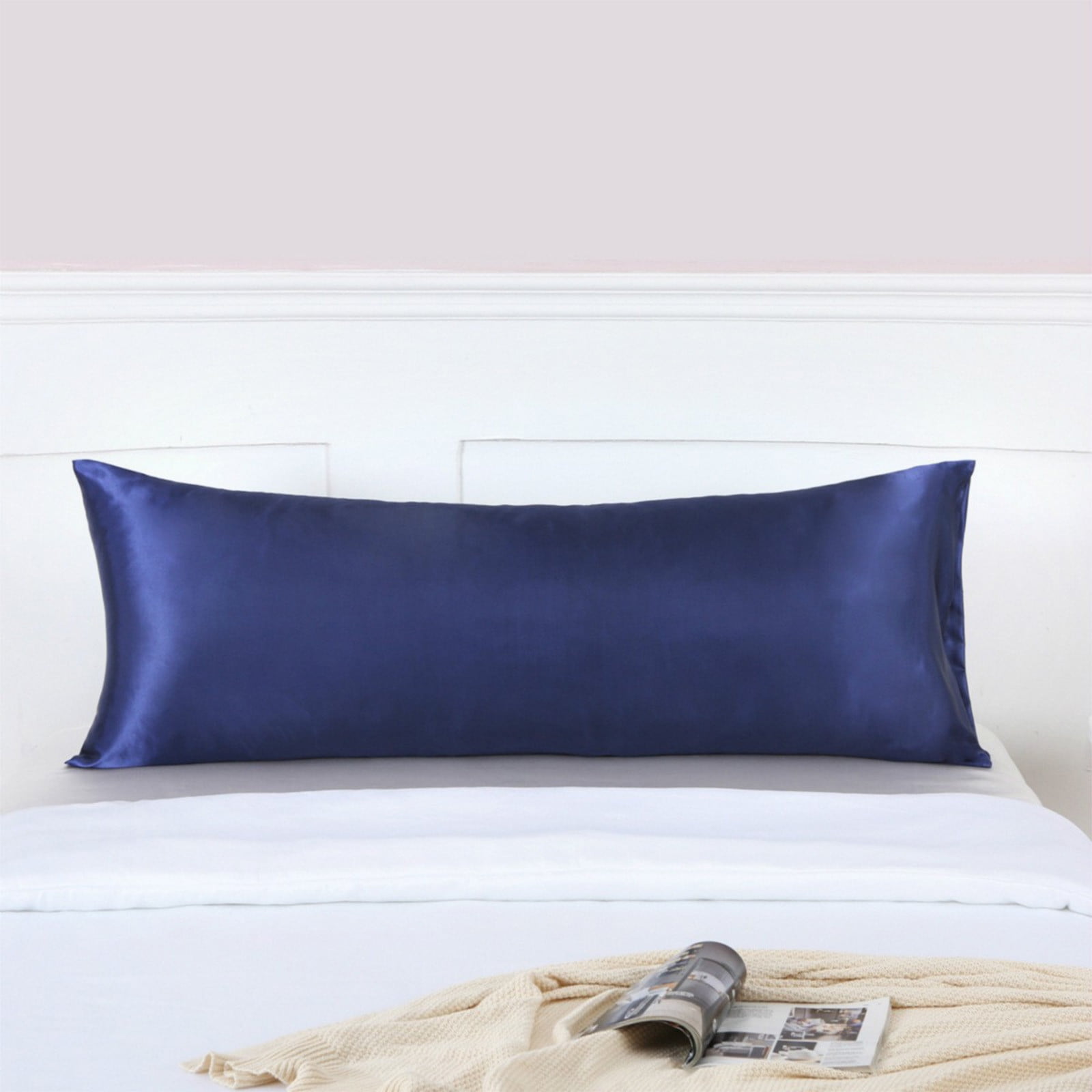 IMossad Satin Body Pillow Pillowcase for Hair and Skin - Zipper Long ...