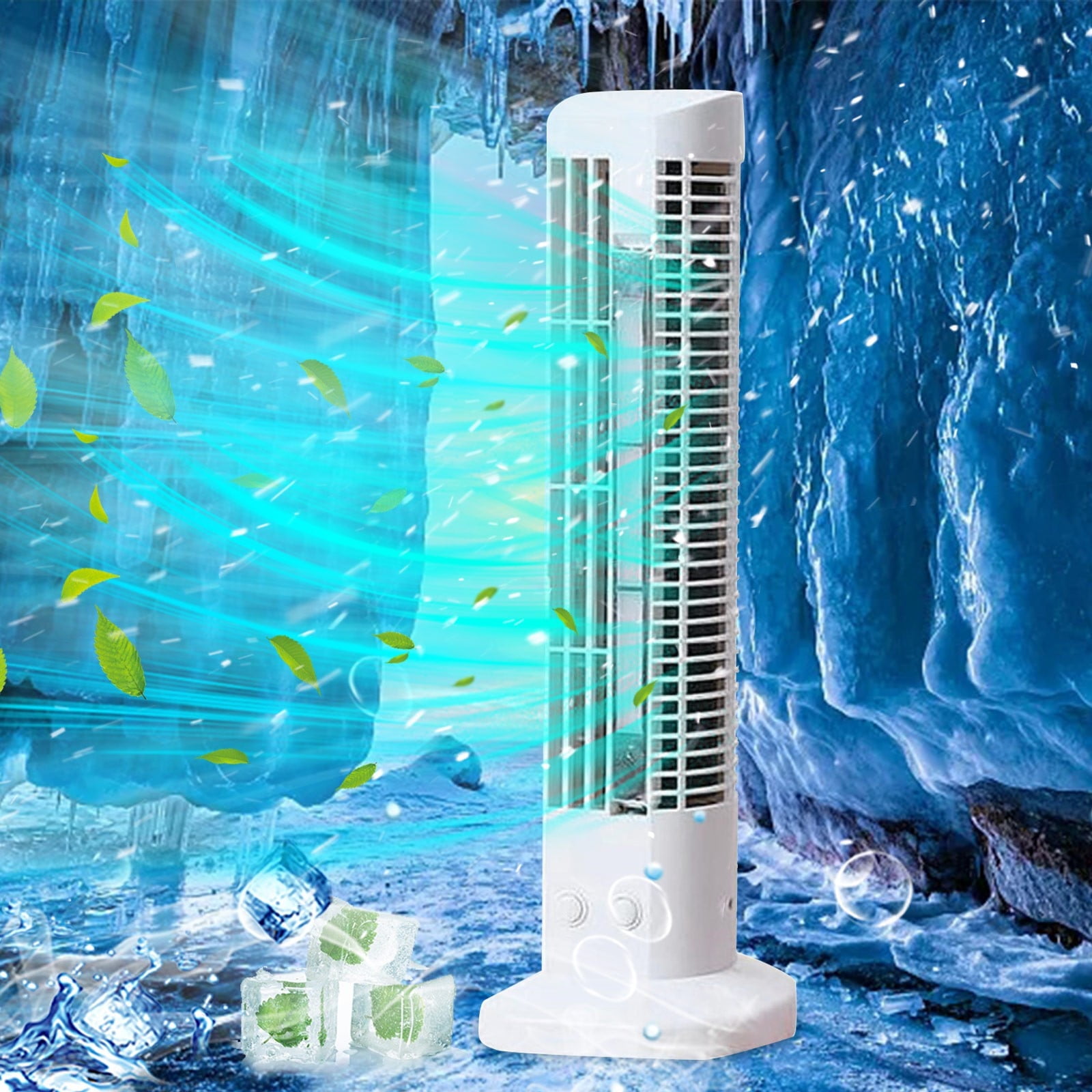 IMossad Tower Fan for Home, Mini Fan Tower with LED Light, 90 ...