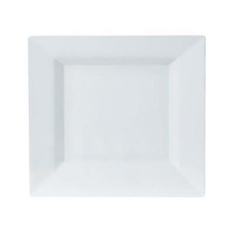 IN-13779980 White Premium Square Plastic Dinner Plates - Walmart.com