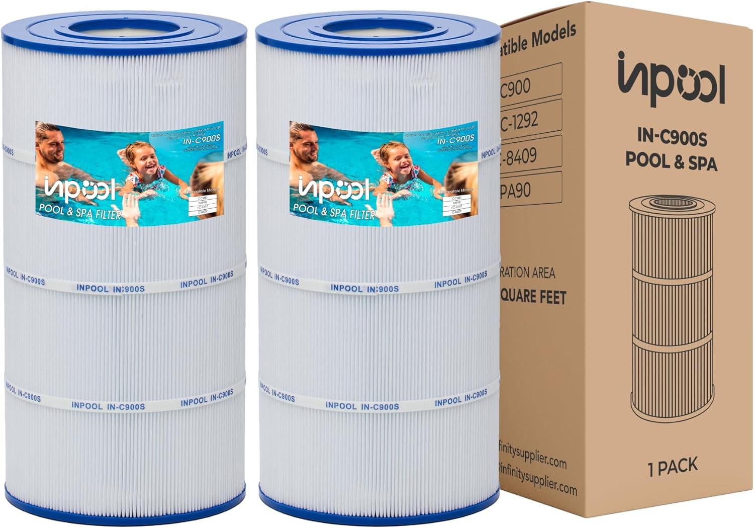 IN-C900S – Pool Filter and spa Filter Cartridge, Compatible with ...
