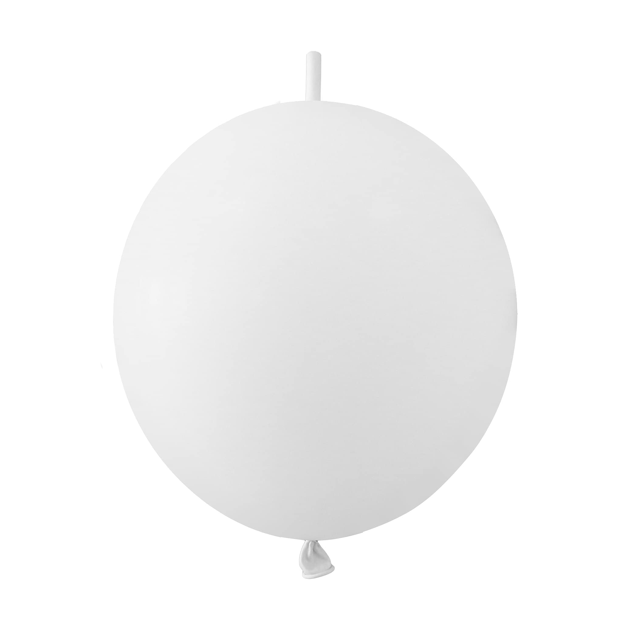 IN-JOOYAA 10 in Small White Balloons 100 pcs Quick Link Latex Balloons ...