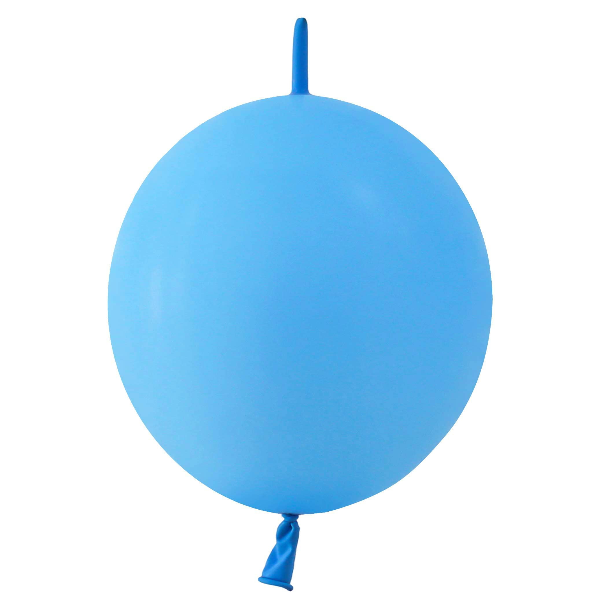 IN-JOOYAA 6 in Small Blue Balloons 100 pcs Quick Link Latex Balloon for ...