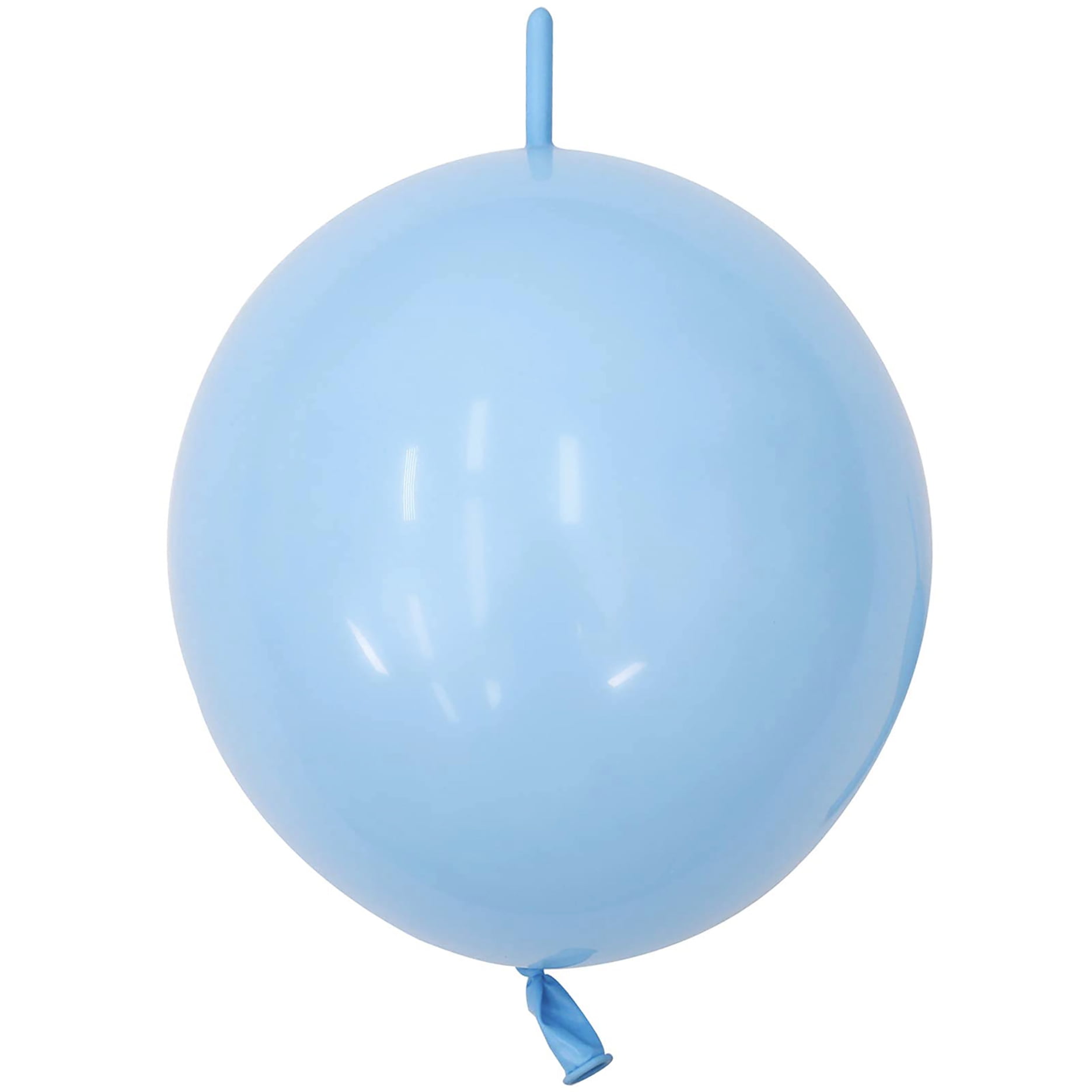 IN-JOOYAA 6 inch Macaron Blue Quick Link Balloons 100 pcs Small Latex ...