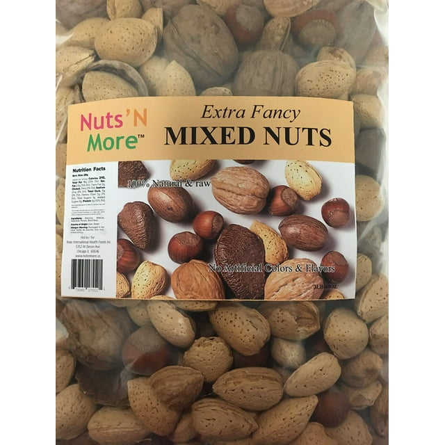 IN SHELL DELUXE MIXED NUTS- 3LB by NUTS N MORE - Walmart.com