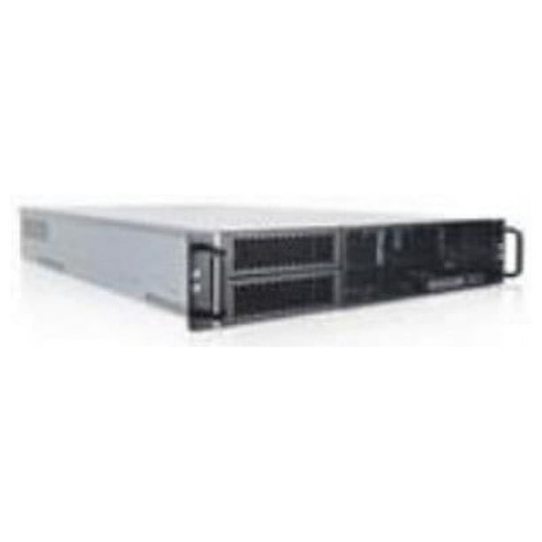 IN WIN Open Bay 2U Middle Depth Server Chasis - 500W 80+Gold Power Supply - Black R200N-S500 ...