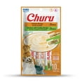 Inaba Churu Creamy Lickable Cat Treats with Taurine, 0.5 oz, 10 Tubes, Chicken Flavor - Walmart.com