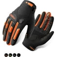 INBIKE MTB Mountain Bike Gloves Touchscreen with Thicken EVA Padded & TPR Knuckle Protection for ...