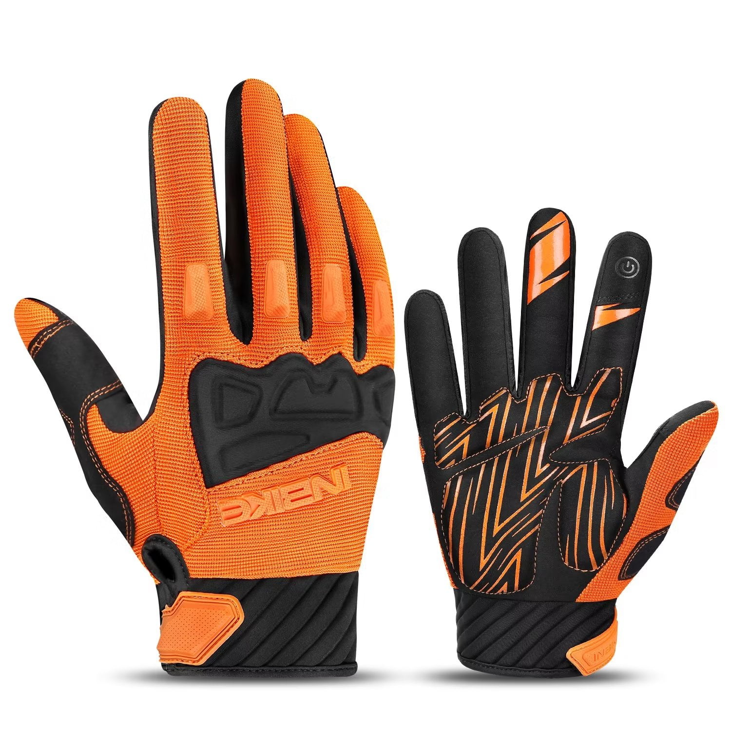 INBIKE Mountain Bike Gloves MTB Touchscreen with Thicken EVA Padded & TPR Knuckle Protection ...