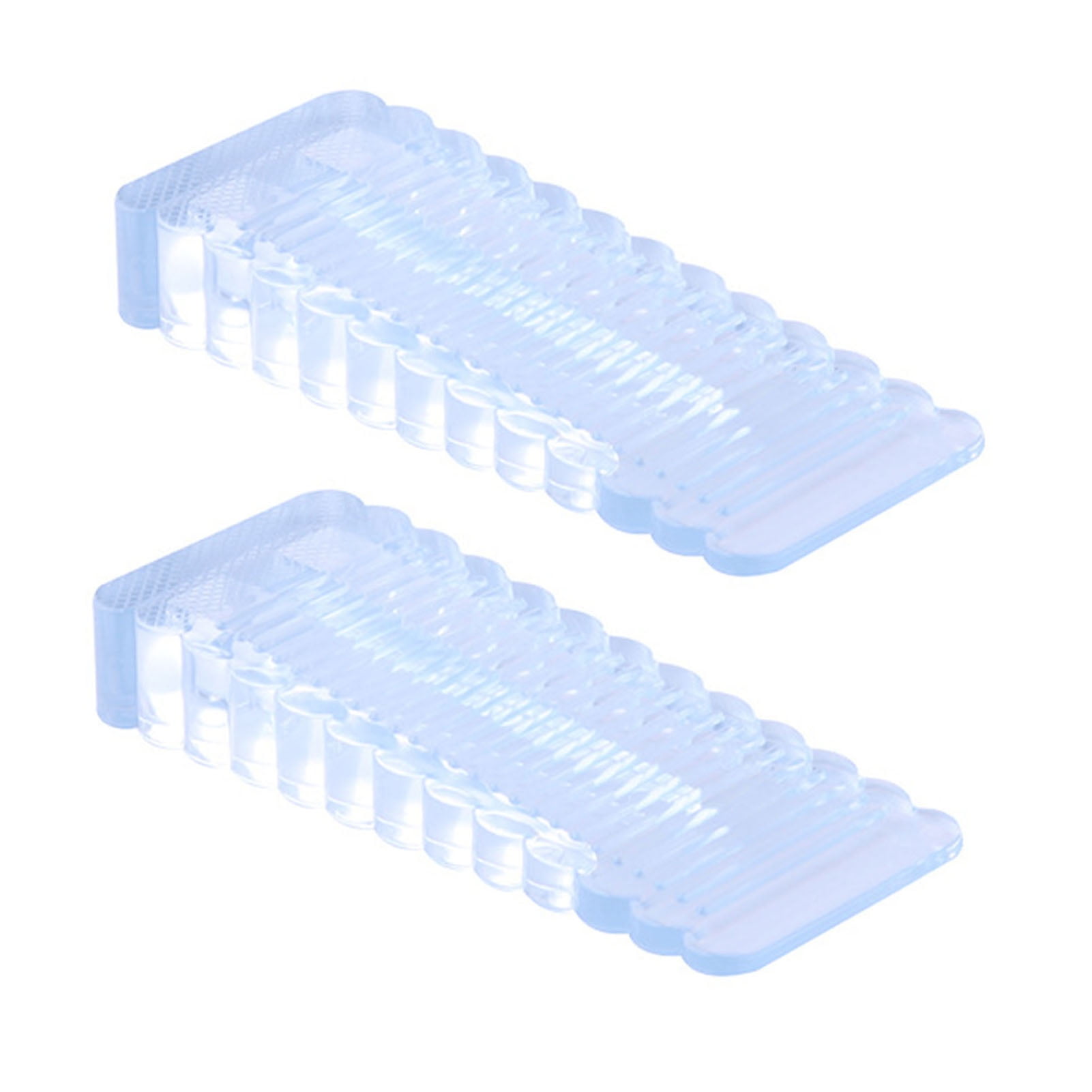 INC 2Pcs Safety Rubber Door Stop Stoppers Block Wedge Doorstops Door ...