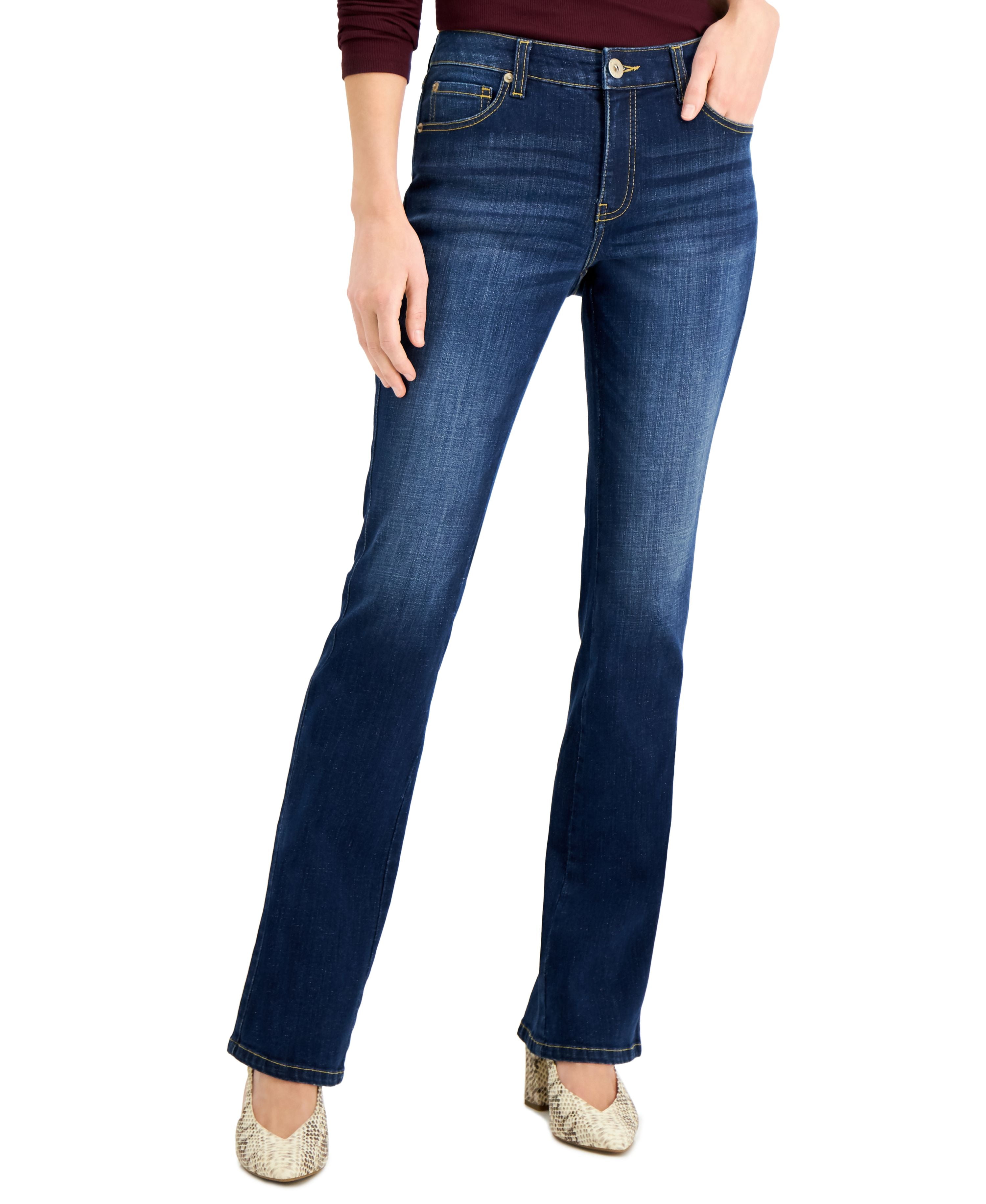 INC International Concepts Curvy Petite Elizabeth Bootcut Jeans Medium ...