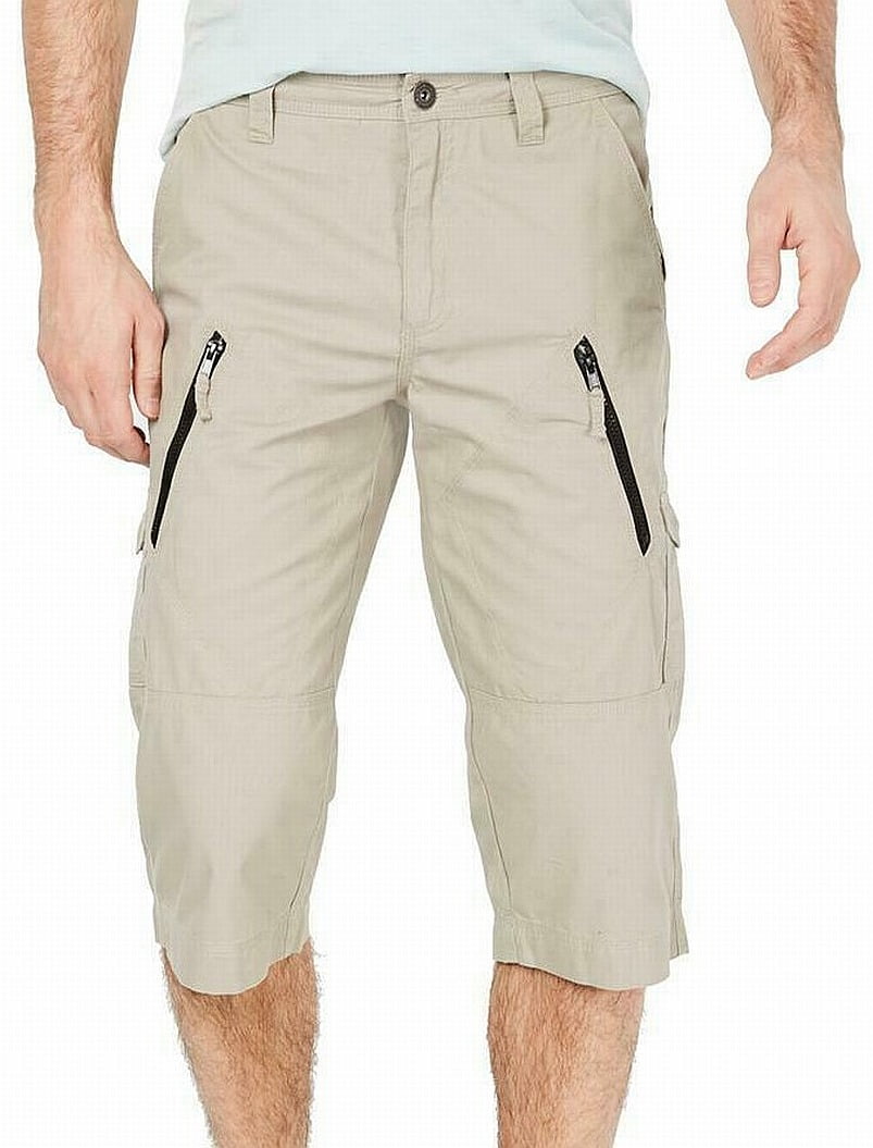 INC International Concepts Men's Cotton Long Bermuda Shorts Blue Size ...