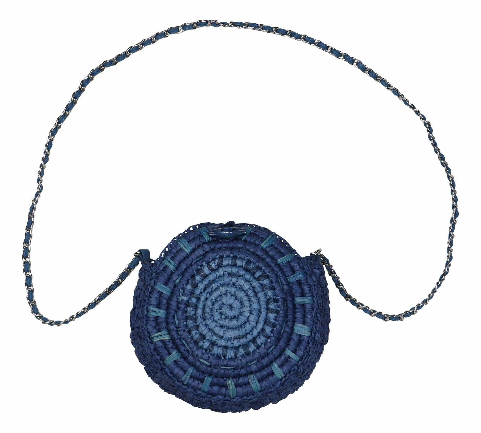INC International Concepts Round Woven Crossbody Purse, Blue - Walmart.com