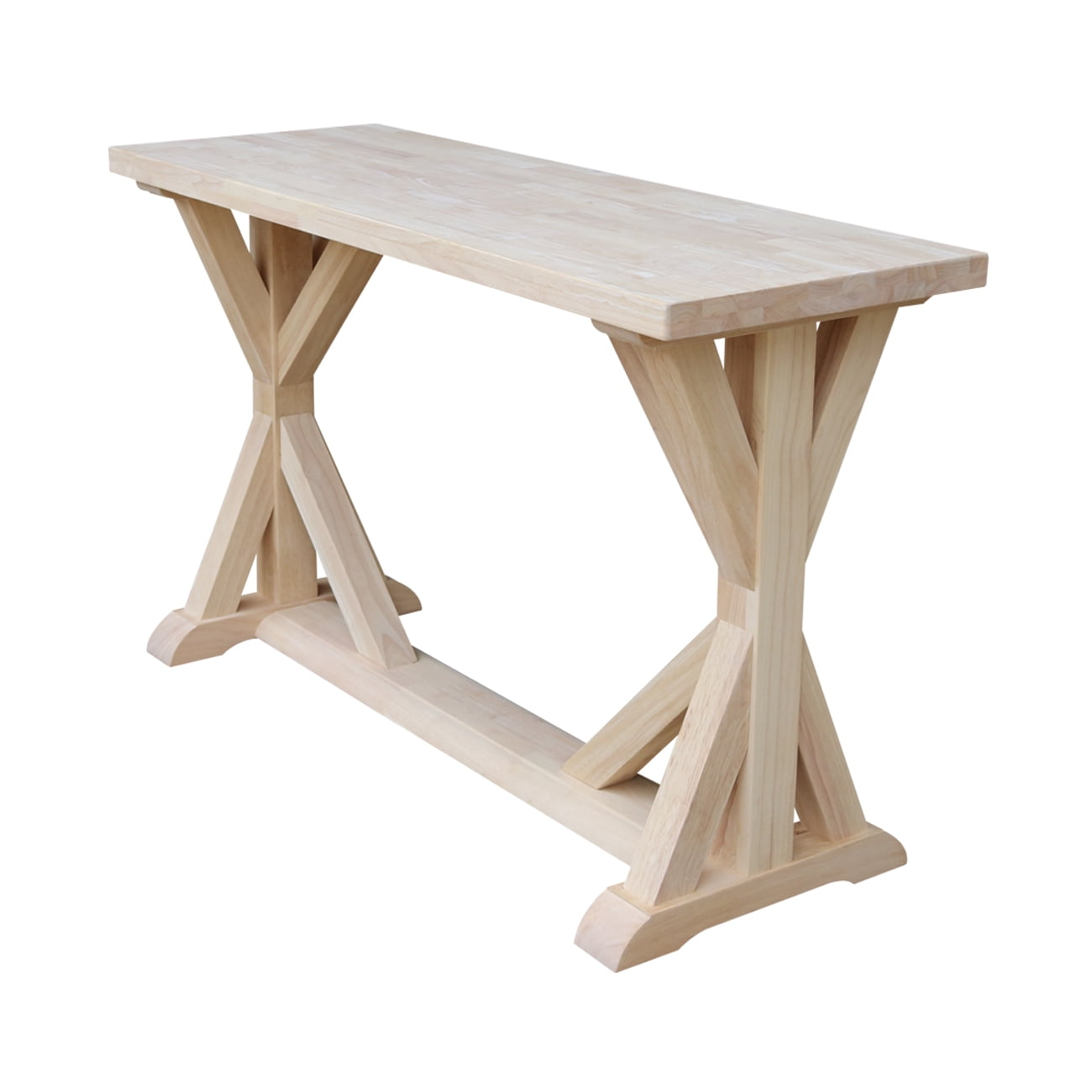 INC International Concepts Sierra Console Table - Unfinished - Walmart.com