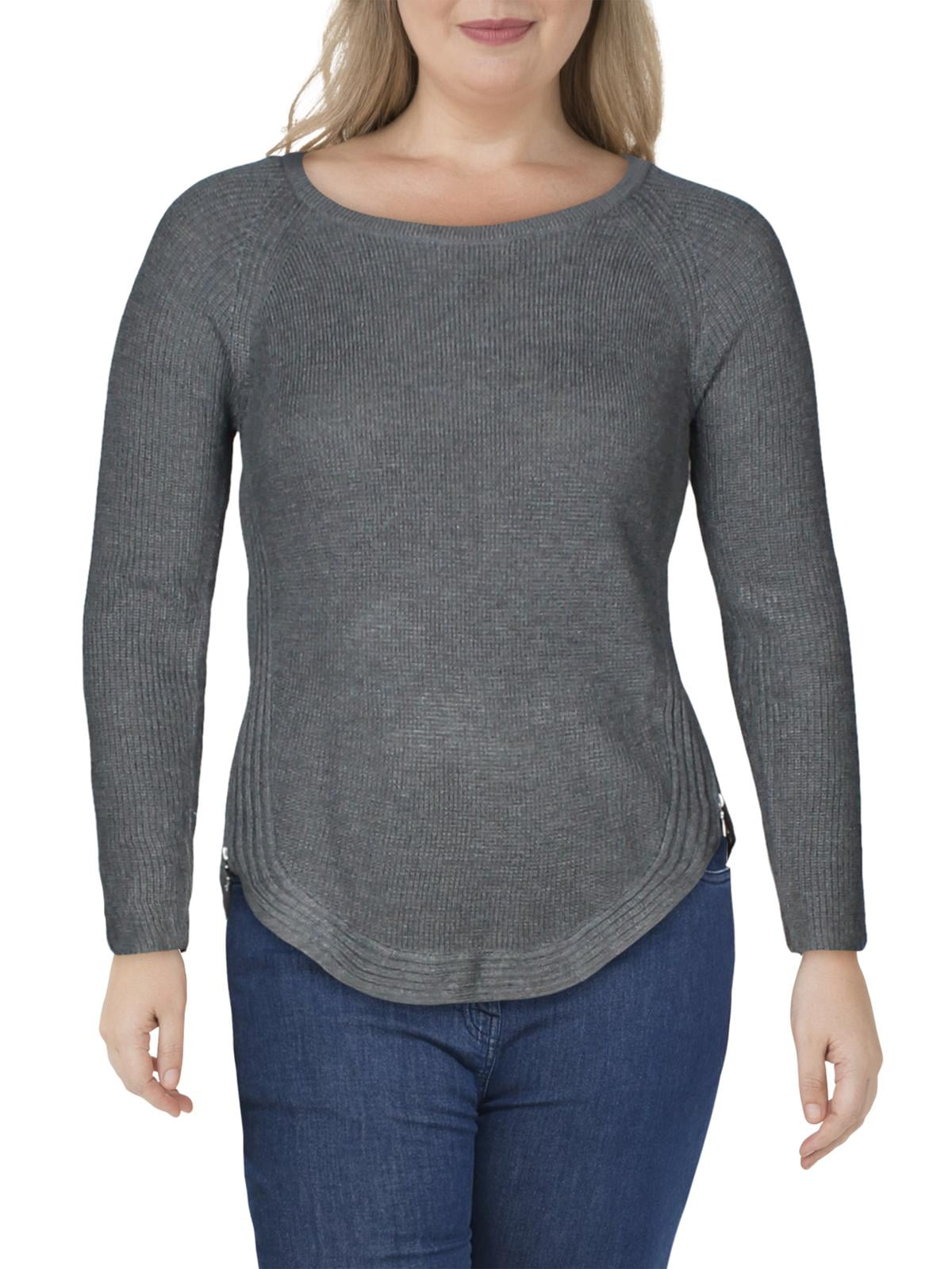 INC International Concepts Women's Petite Waffle-Knit Side-Zip Tunic ...