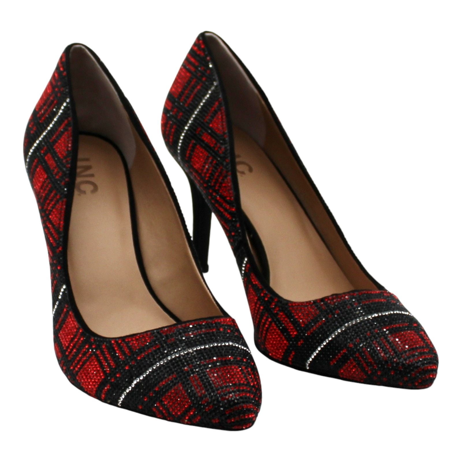 INC International Concepts Women's Zitah Embellished Pointed Toe Pumps ...