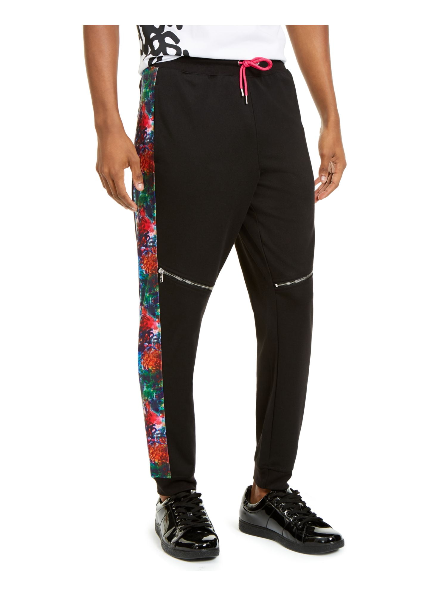 INC Mens Black Patterned Athletic Fit Joggers M - Walmart.com