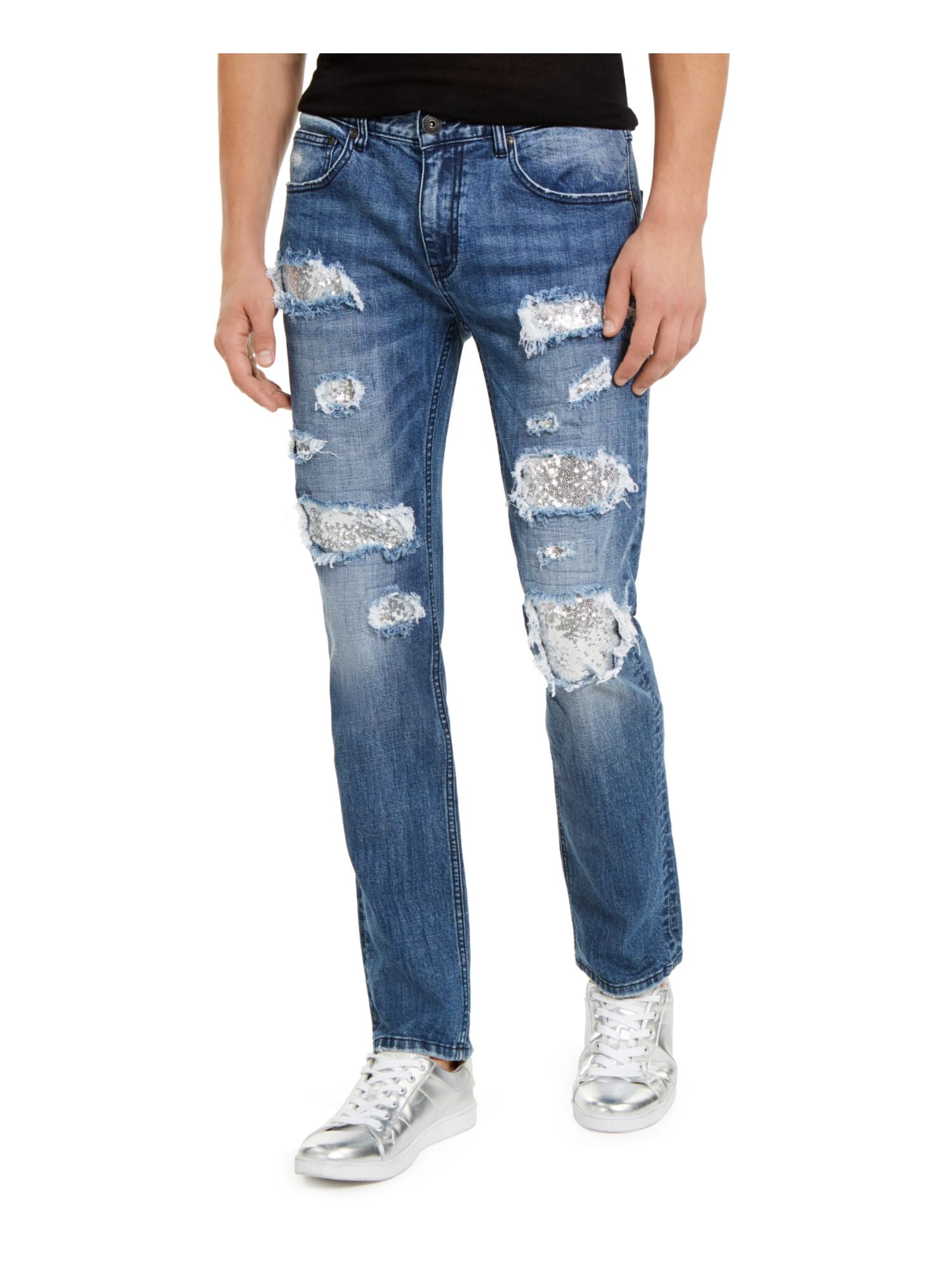 INC Mens Blue Straight Fit Jeans 38 Waist - Walmart.com