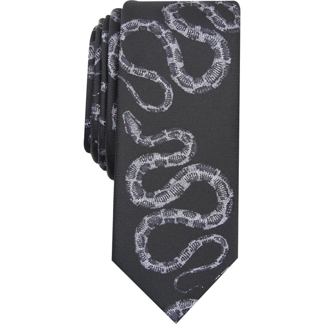 INC Mens Python Convo Metallic Snake Neck Tie Black O/S - Walmart ...