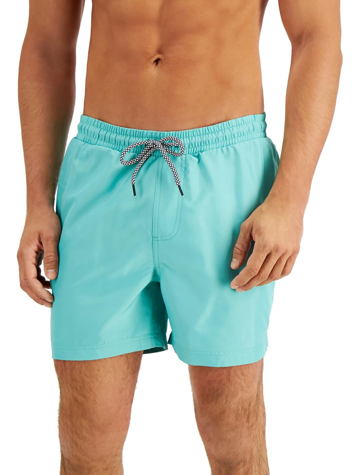 INC Mens Quick Dry 5" Inseam Swim Trunks - Walmart.com