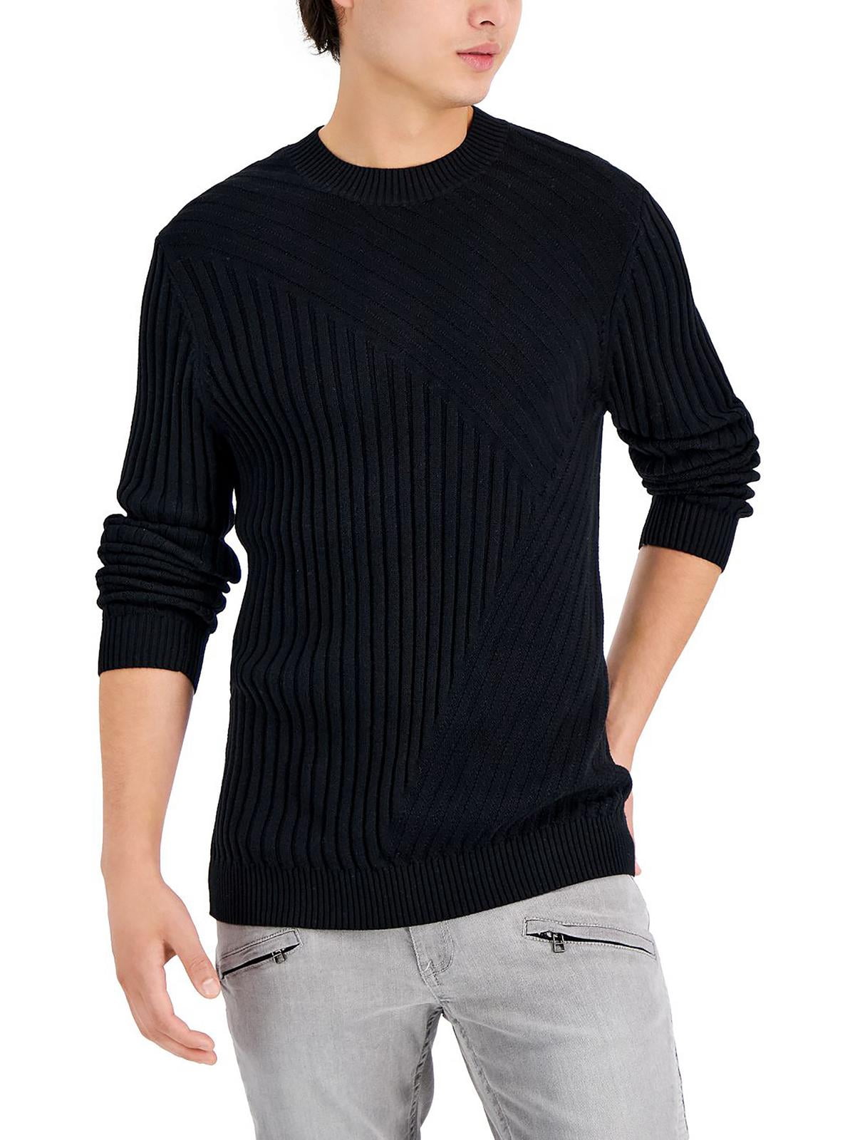 INC Mens Tucker Cotton Ribbed Crewneck Sweater - Walmart.com