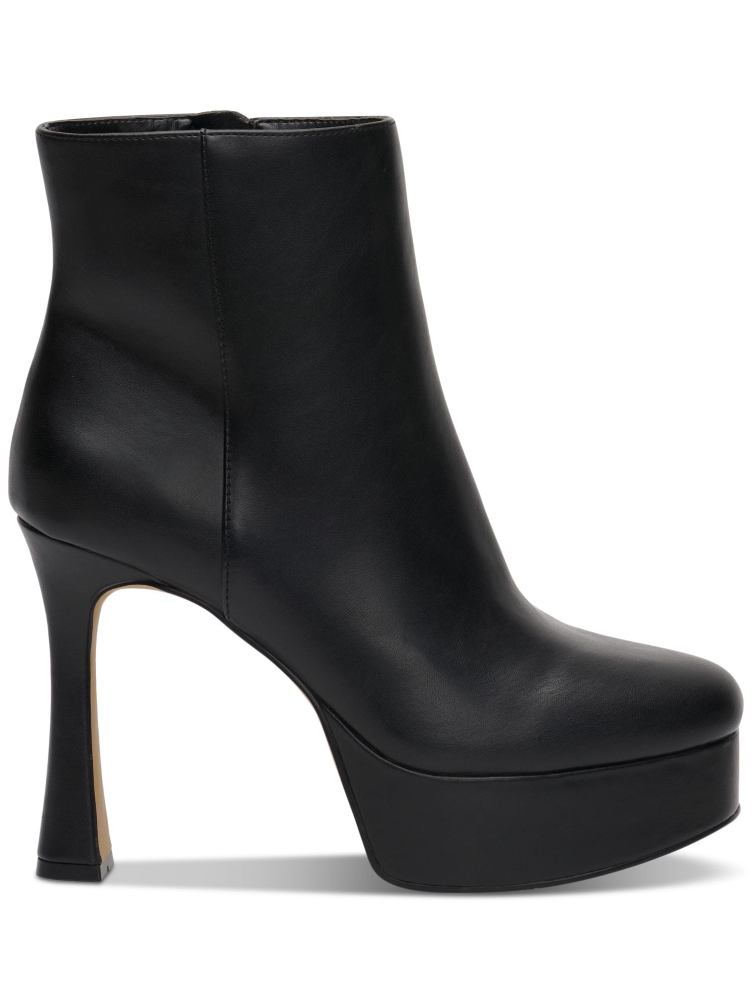 INC Womens Black 1-1/2" Platform Comfort Alize Round Toe Stiletto Zip ...