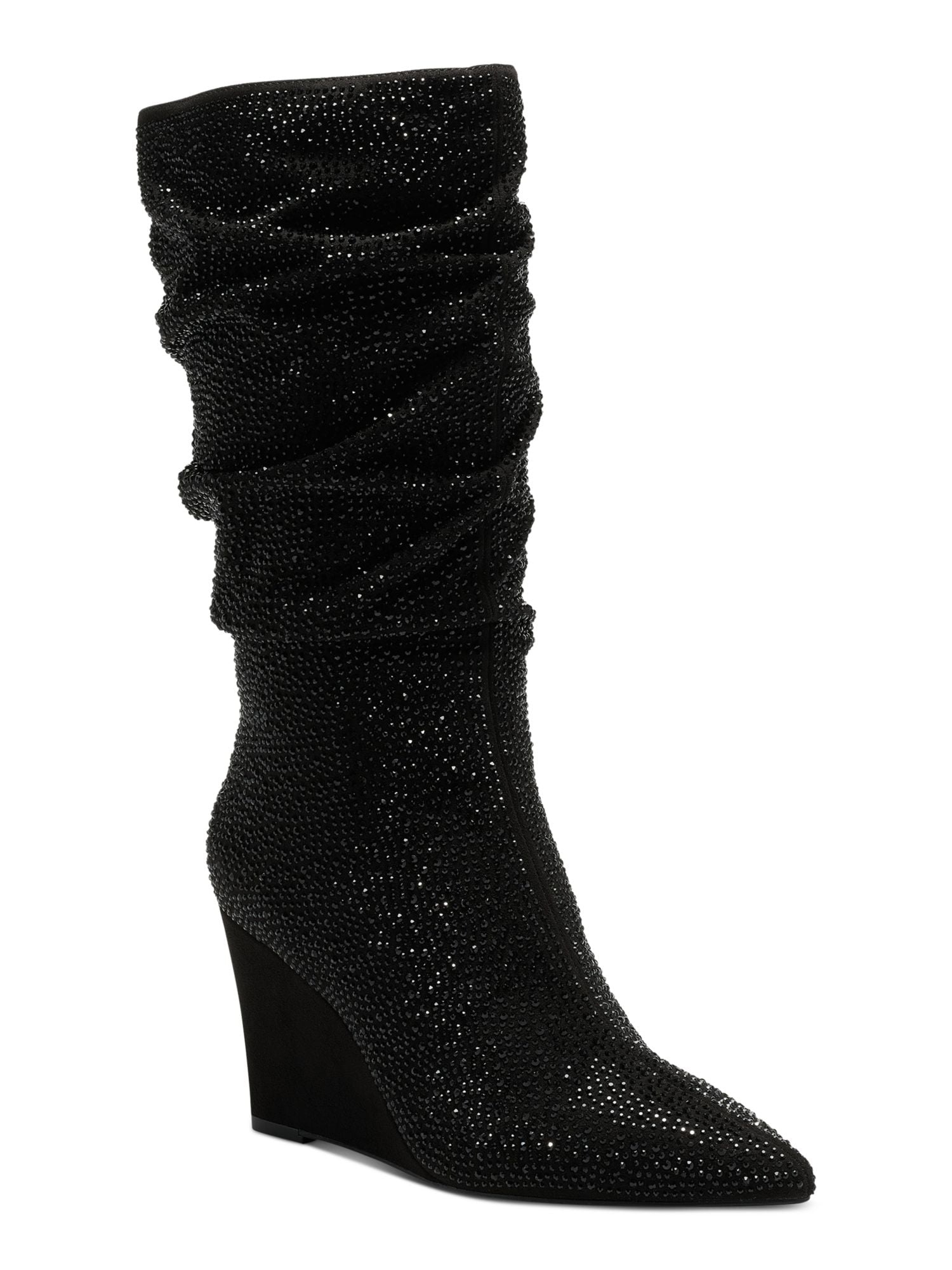 INC Womens Black Rhinestone Cushioned Arch Support Florelle Pointed Toe ...