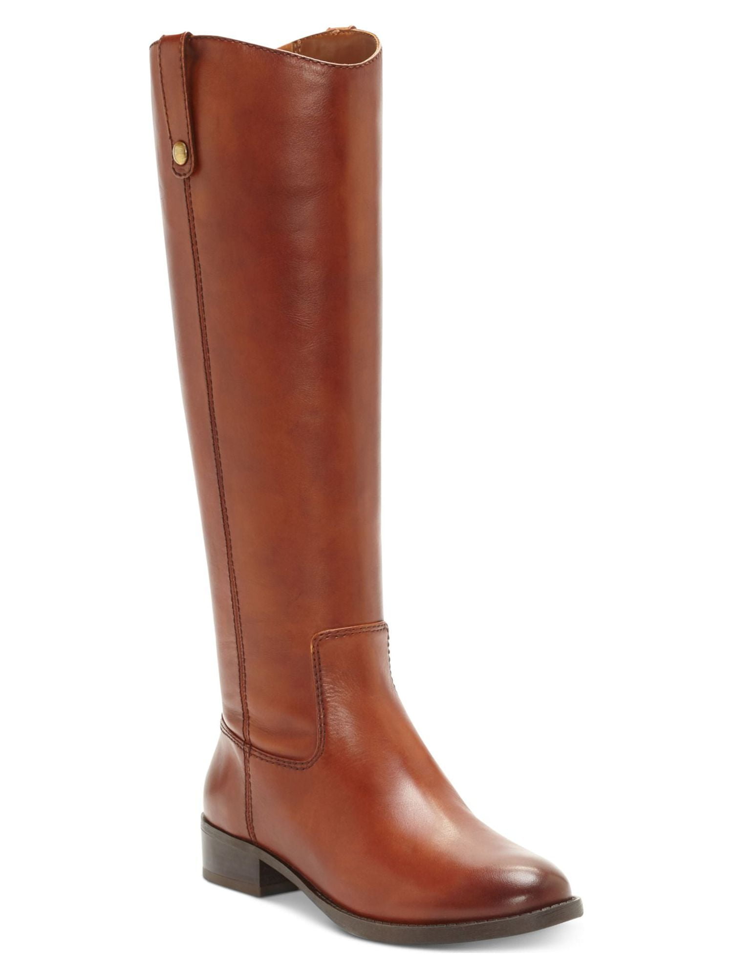 INC Womens Size 11 M Brown Leather Riding Boot with Elastic Goring ...