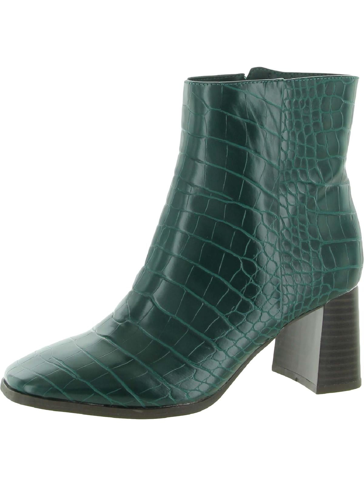 INC Womens Dasha Leather Ankle Booties - Walmart.com