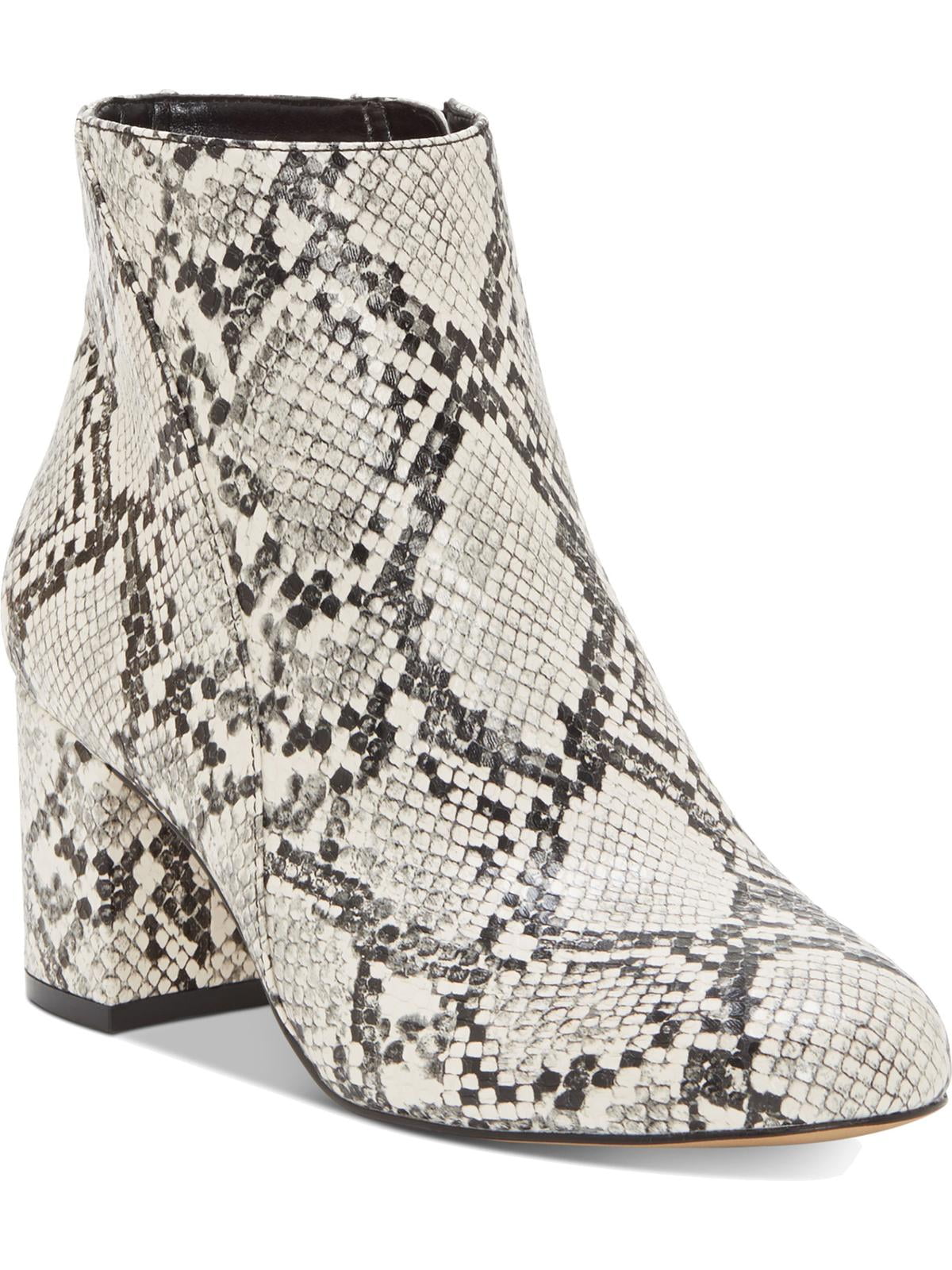 INC Womens Floriann Faux Leather Snake Print Booties - Walmart.com
