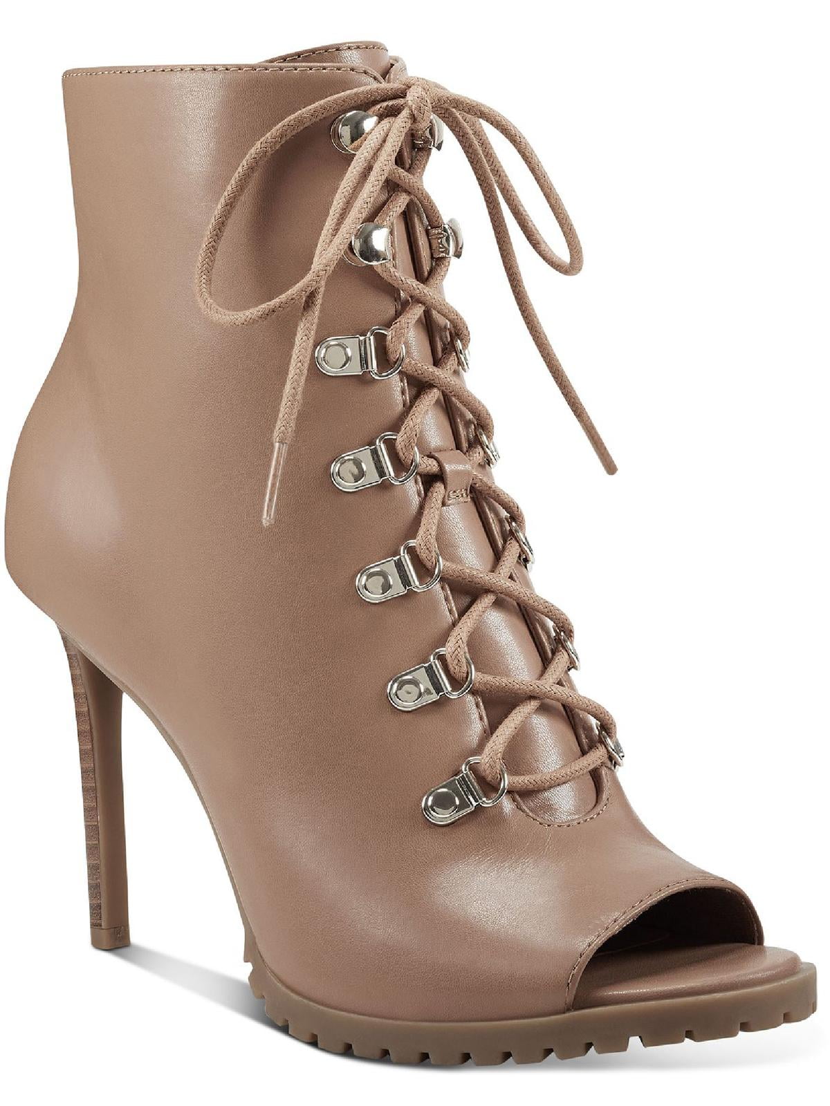 INC Womens Florita Pleather Zip Up Lace-Up Heels - Walmart.com