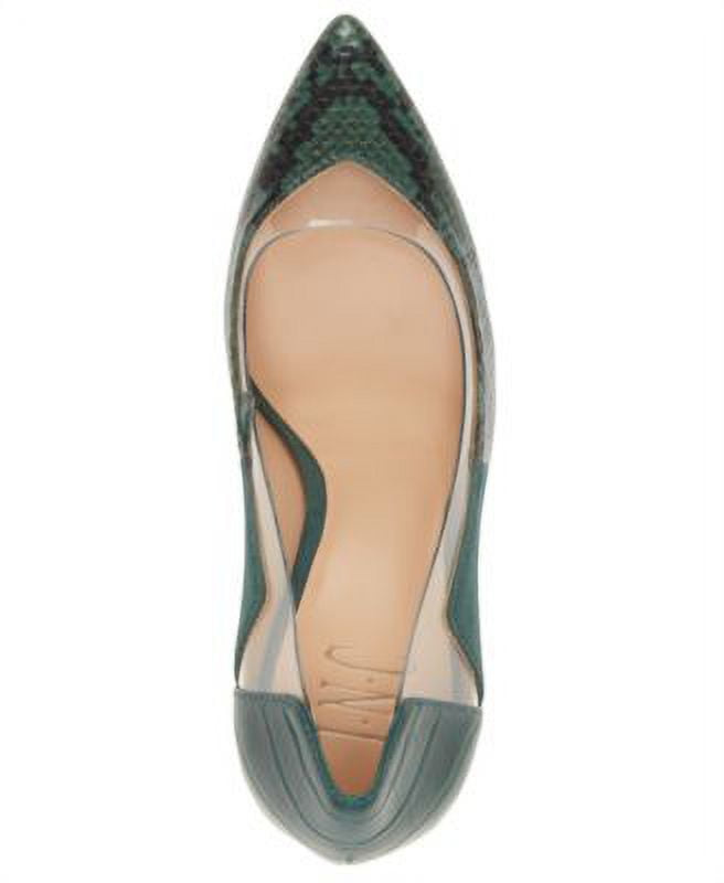 INC Womens Green Snake Print Translucent Panels Memory Foam Sock ...