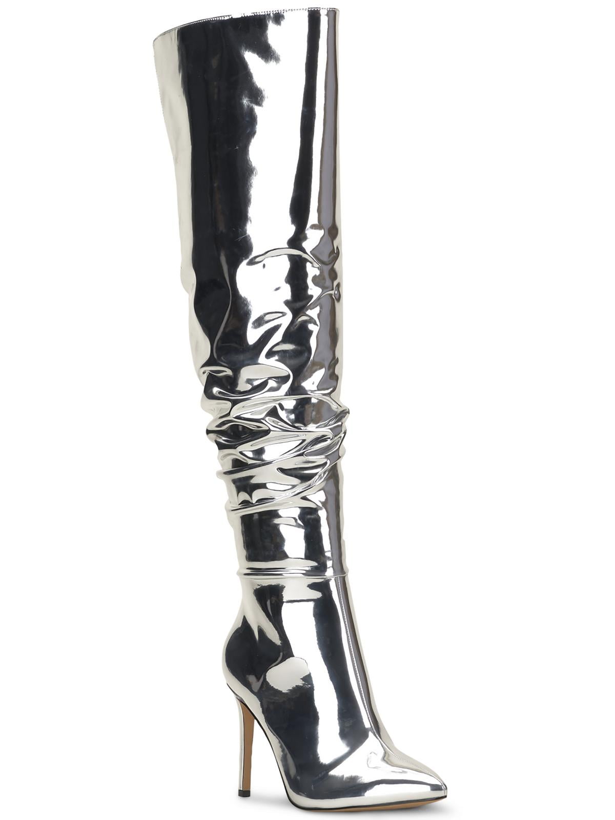 INC Womens Iyonna Patent Slouchy Over-The-Knee Boots - Walmart.com