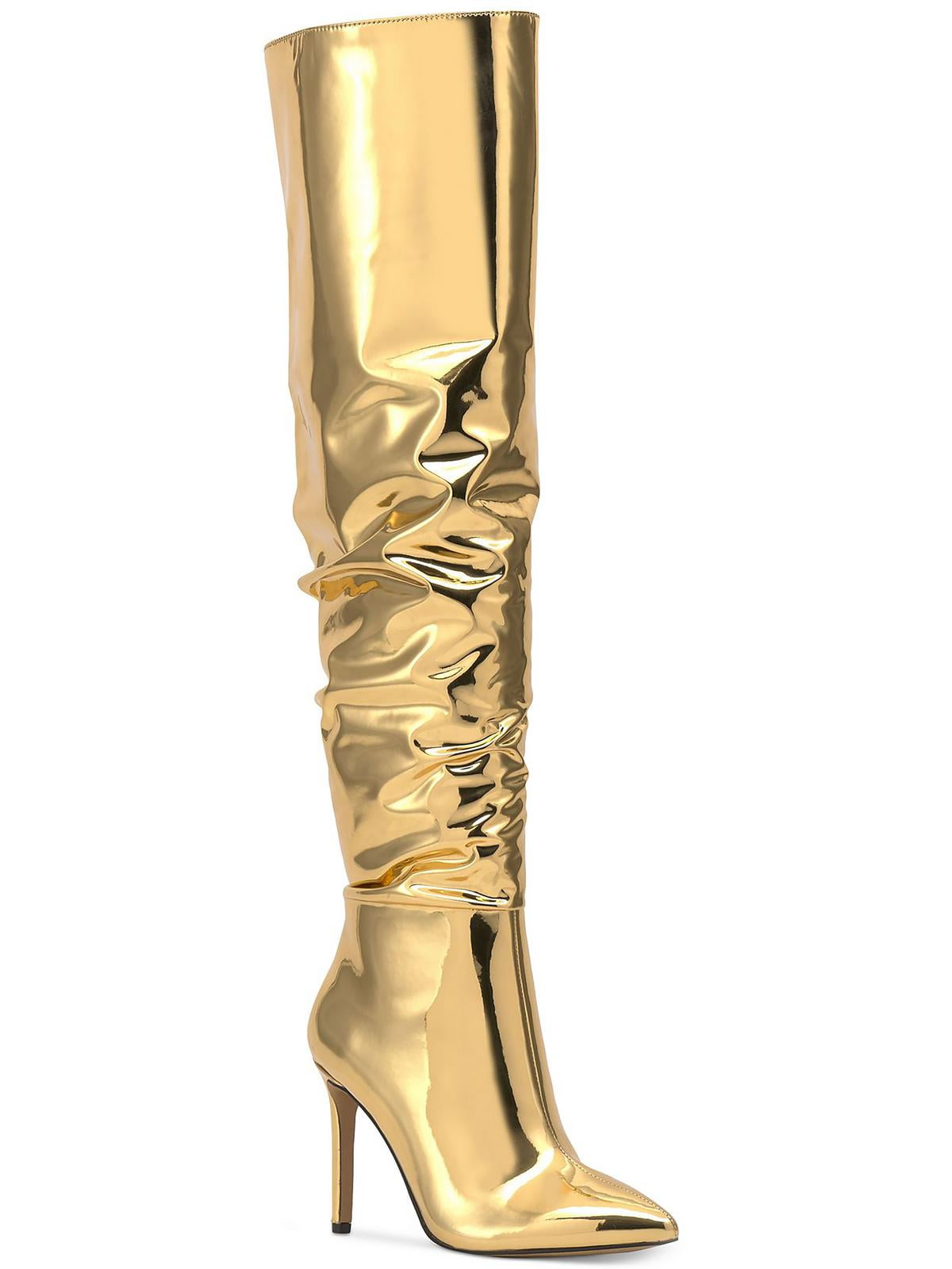 INC Womens Iyonna Patent Slouchy Over-The-Knee Boots - Walmart.com