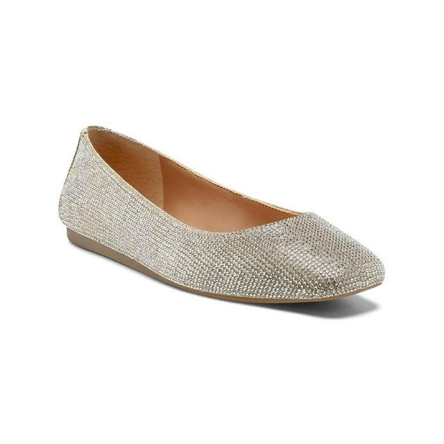INC Womens Juney Rhinestone Square Toe Ballet Flats - Walmart Business ...