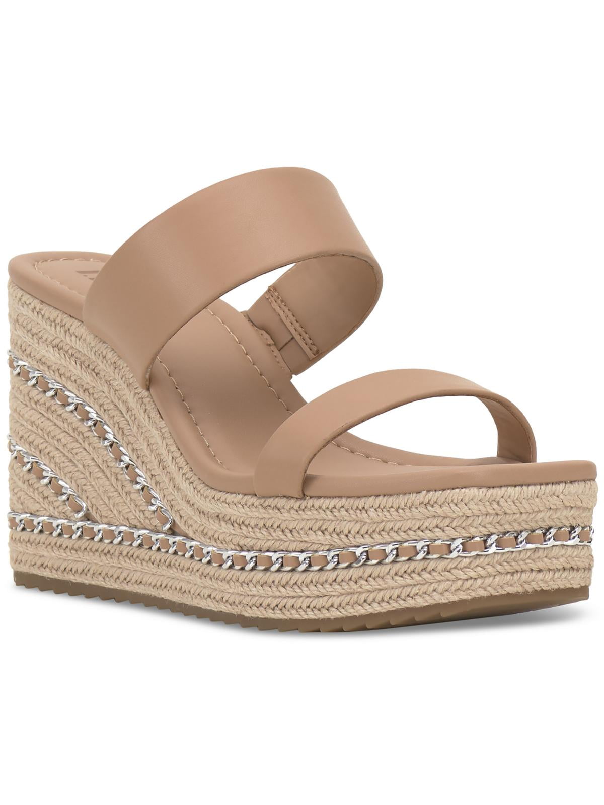 INC Womens NYLANA Square Toe Wedge Wedge Sandals - Walmart.com