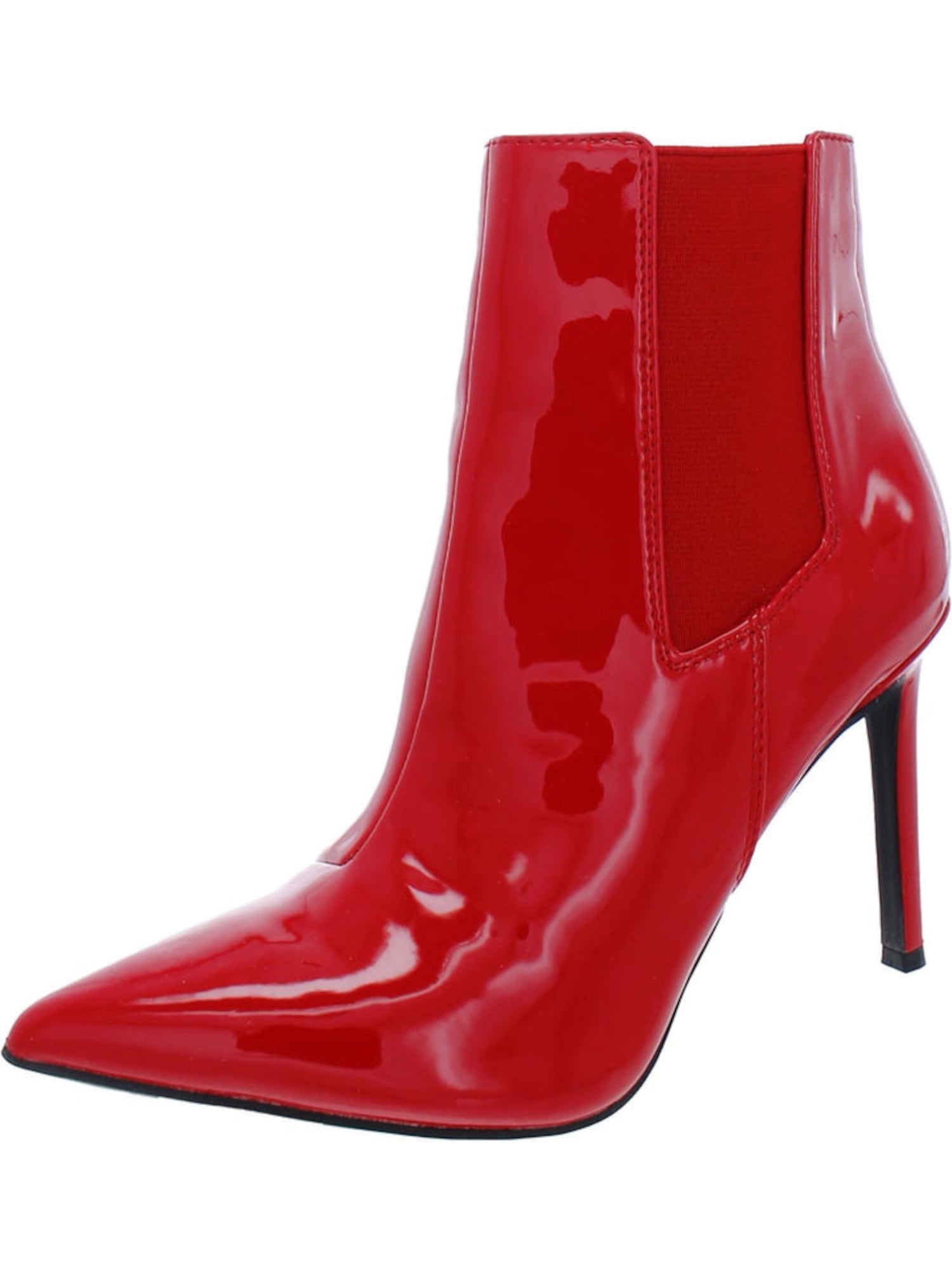INC Womens Red Comfort Goring Katalina Pointed Toe Stiletto Zip-Up ...
