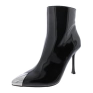 Bar III Womens Briget Microsuede Front Zipper Booties - Walmart.com
