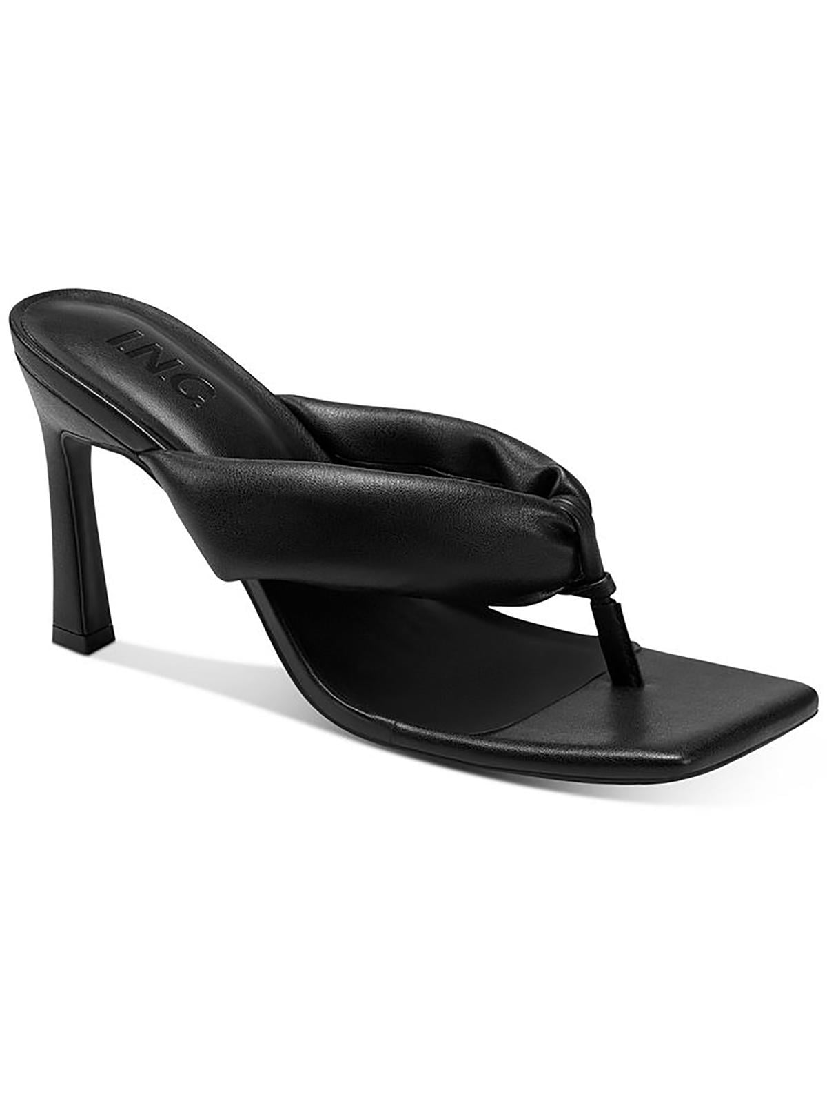 INC Womens SAGE Faux Leather Open Toe Pumps - Walmart.com