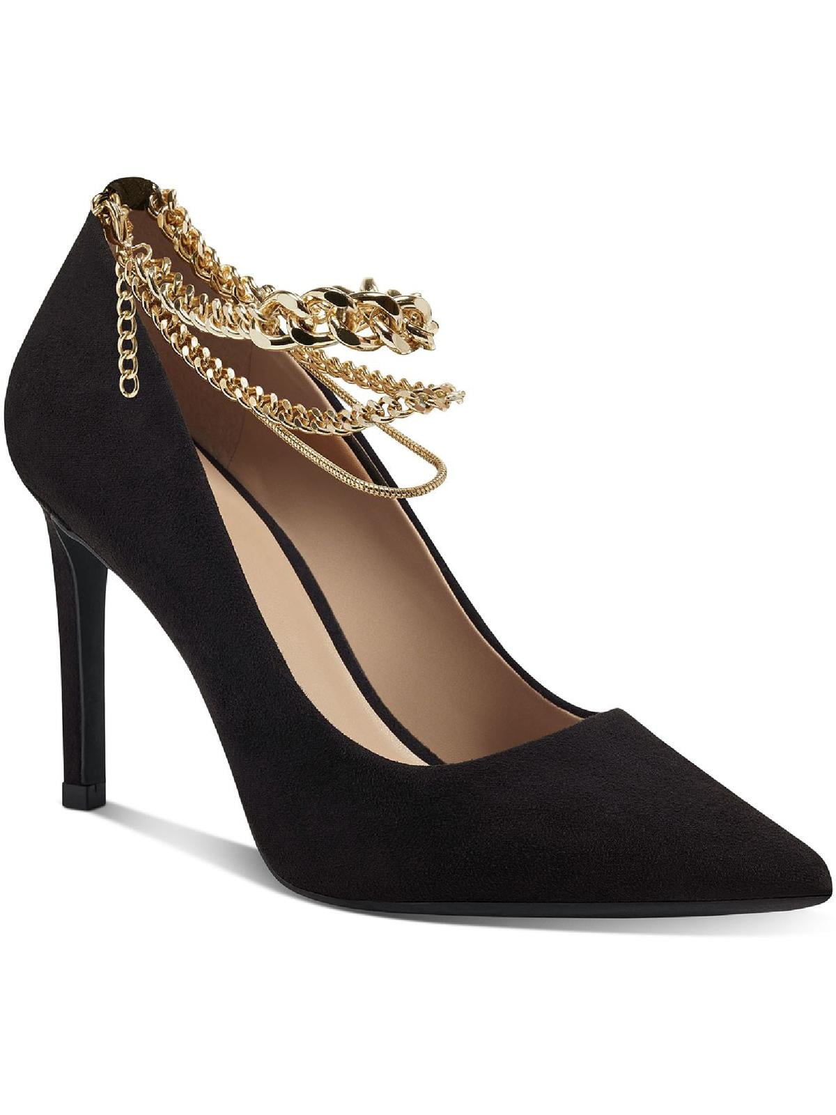 INC Womens Sadelle Microsuede Dressy Pumps - Walmart.com