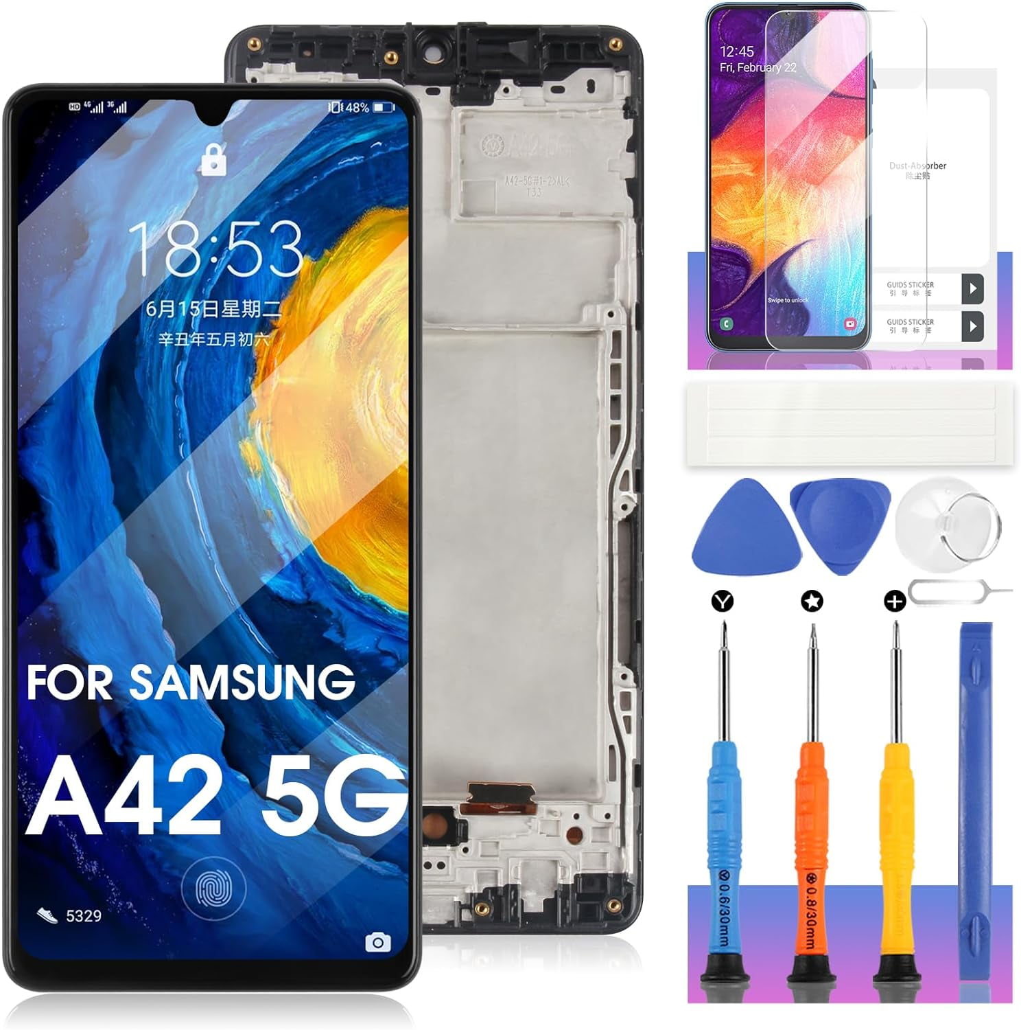 for Samsung Galaxy A42 5G Screen Replacement for Galaxy A42 5G Display ...